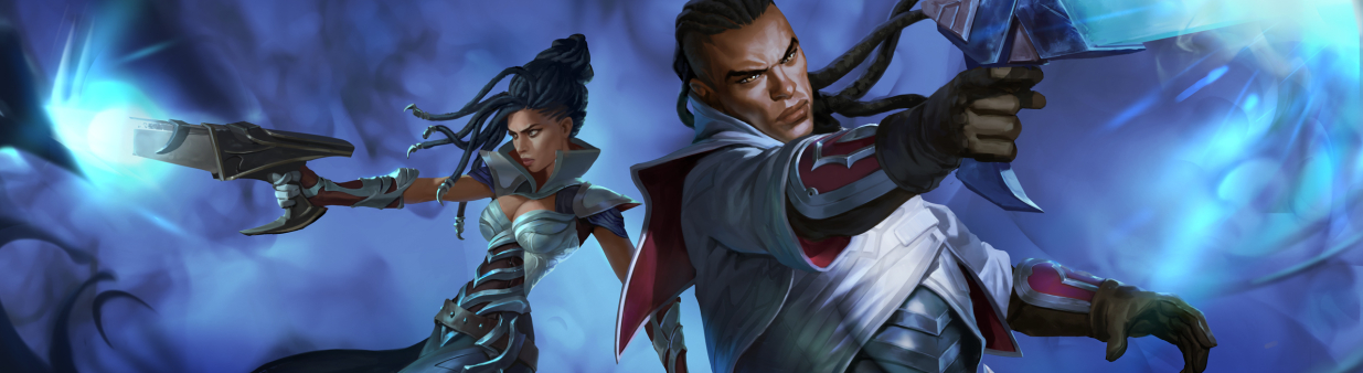 1235x338 Resolution Senna and Lucian League of Legends 1235x338 ...