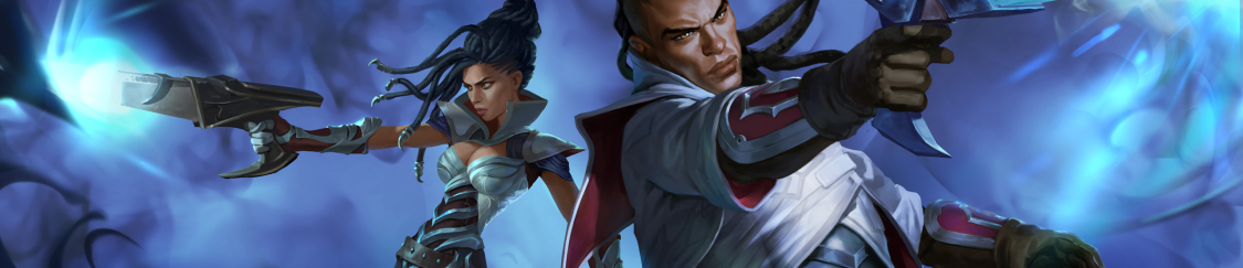 1125x243 Resolution Senna and Lucian League of Legends 1125x243 ...