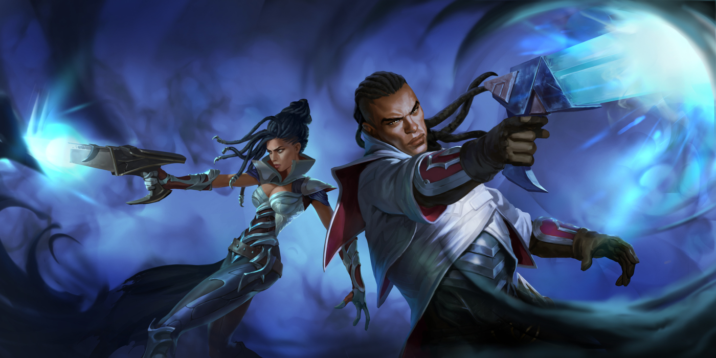 1400x700 Resolution Senna and Lucian League of Legends 1400x700 ...