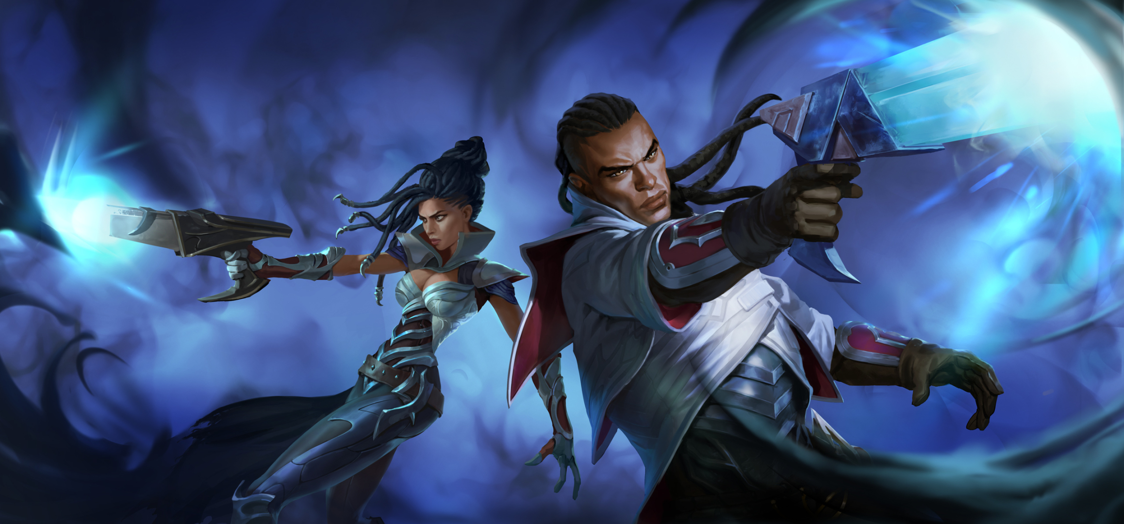2316x1080 Resolution Senna and Lucian League of Legends 2316x1080 ...