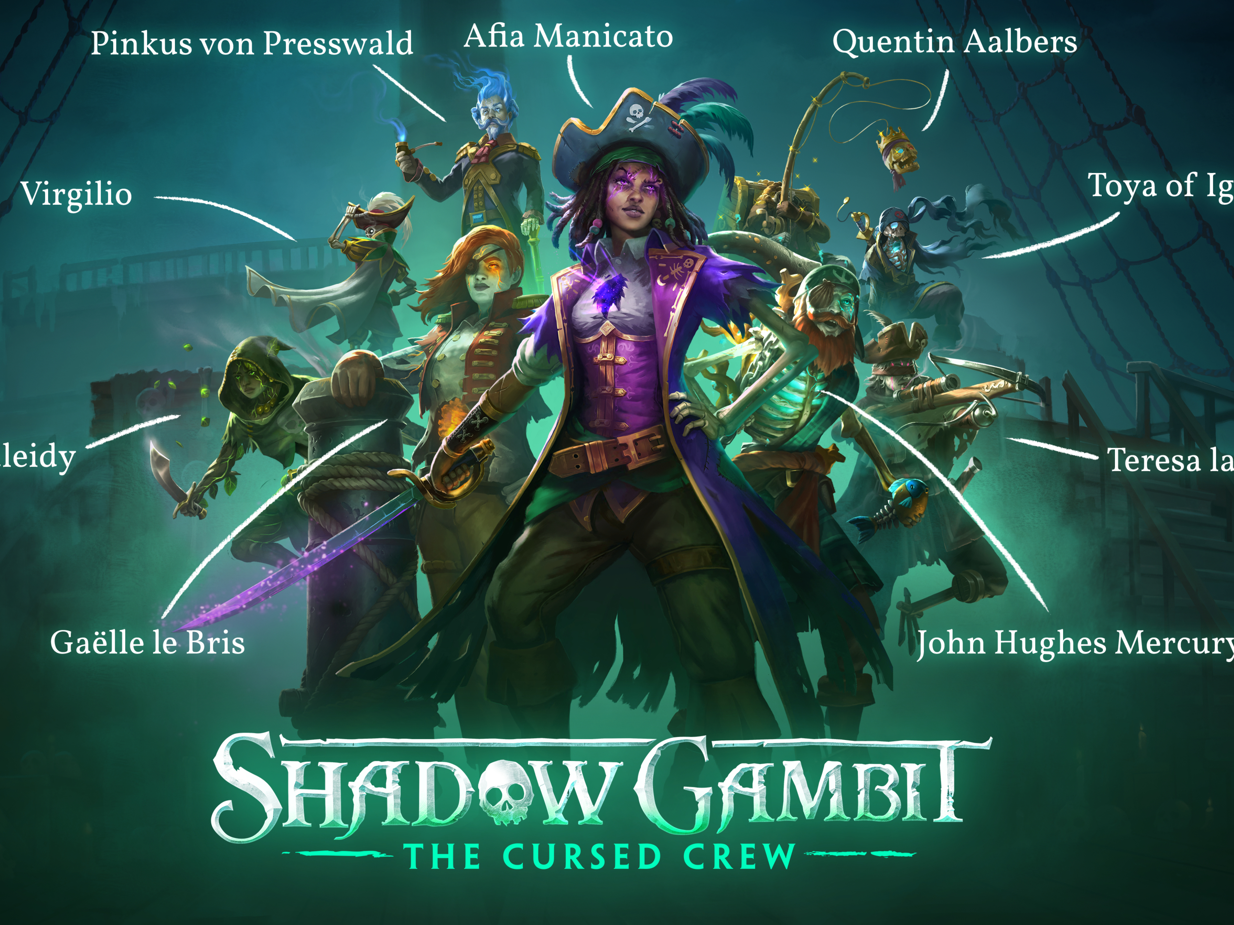 4000x3000 Resolution Shadow Gambit The Cursed Crew 4k Gaming Poster ...