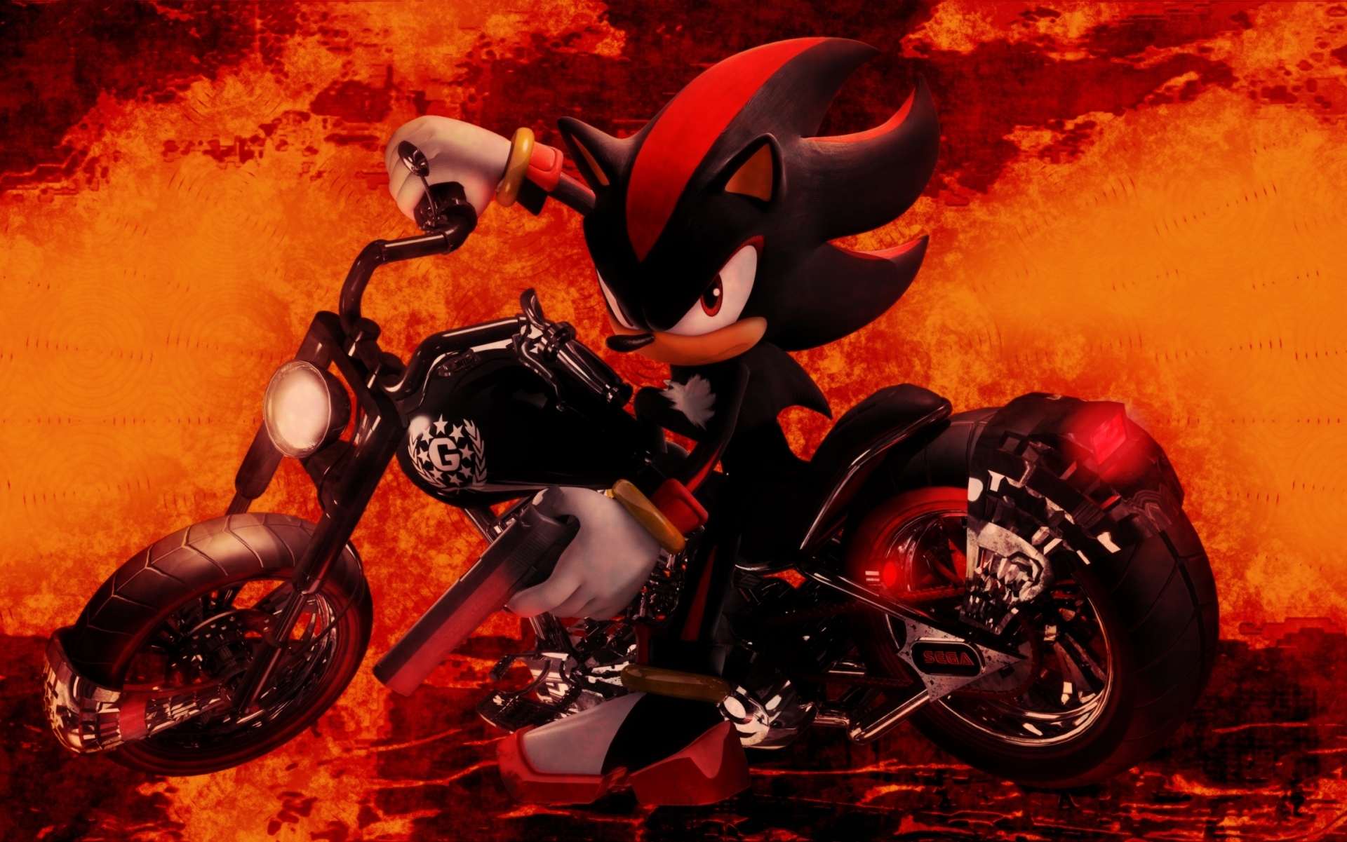 1920x1201 Resolution Shadow the Hedgehog FireArt 1920x1201 Resolution ...