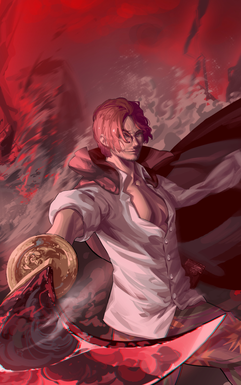 802x1282 Resolution Shanks 4K One Piece illustration 802x1282 ...