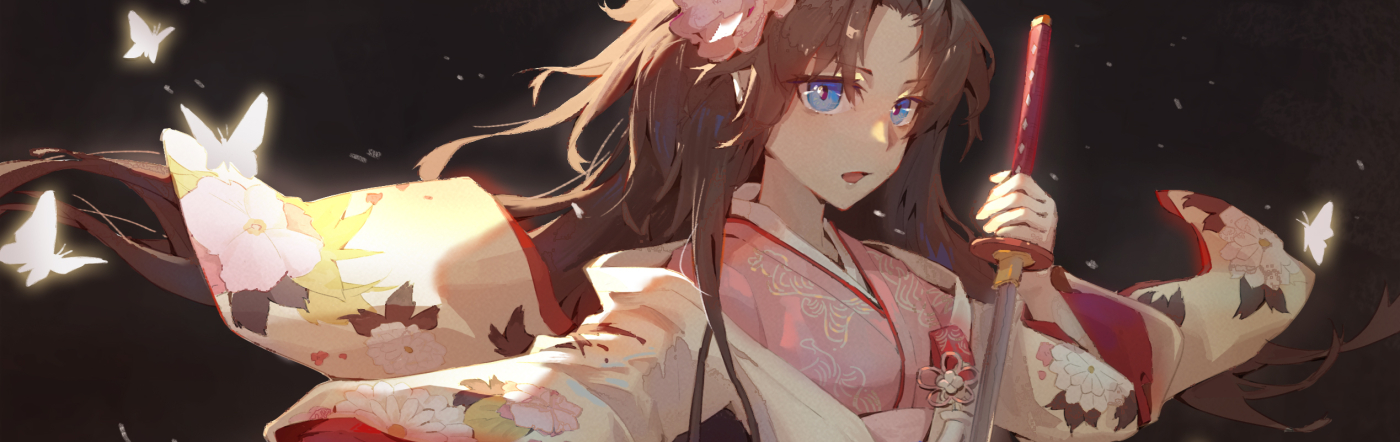 1400x442 Resolution Shiki Ryougi HD Fate Grand Order Art 1400x442 ...