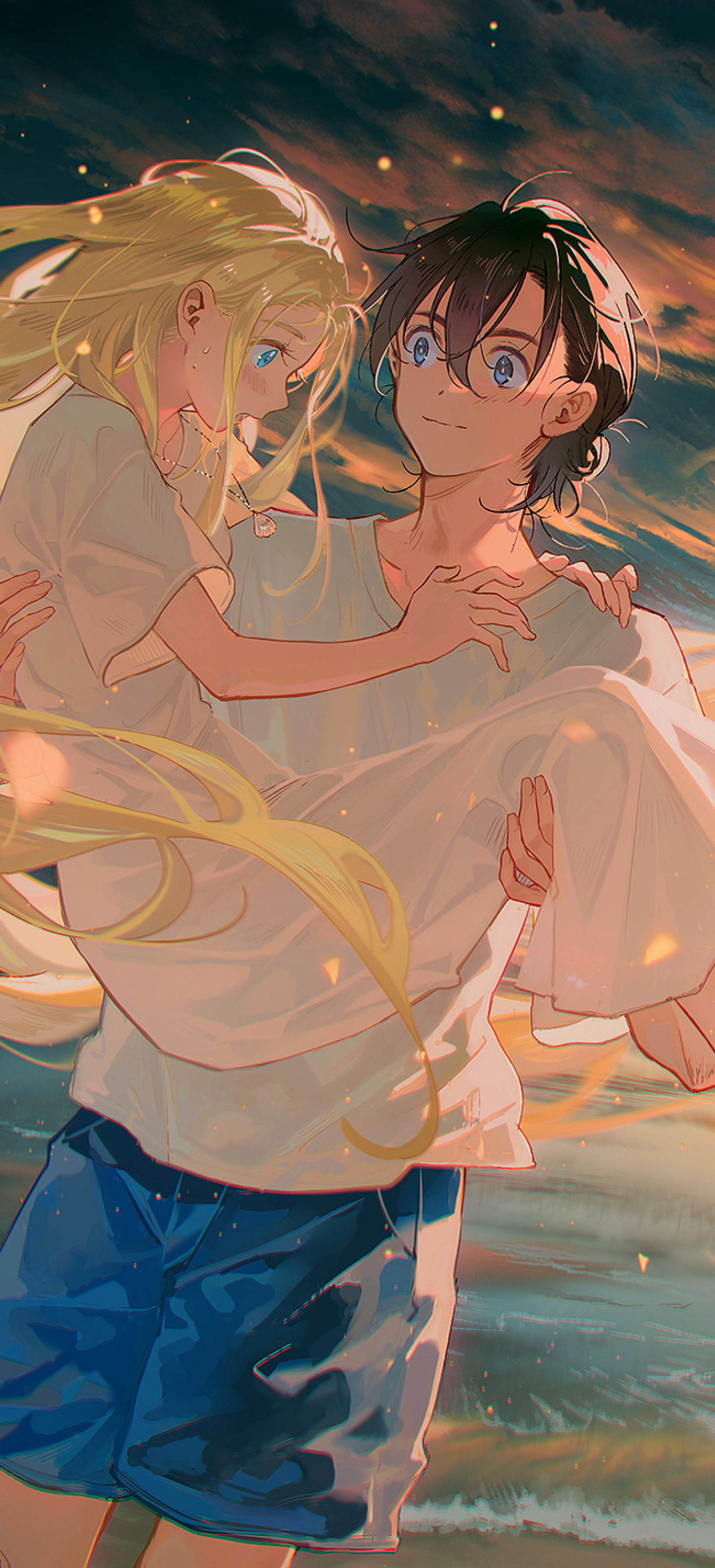 1440x3160 Shinpei Ajiro & Ushio Kofune Love Digital 1440x3160 ...