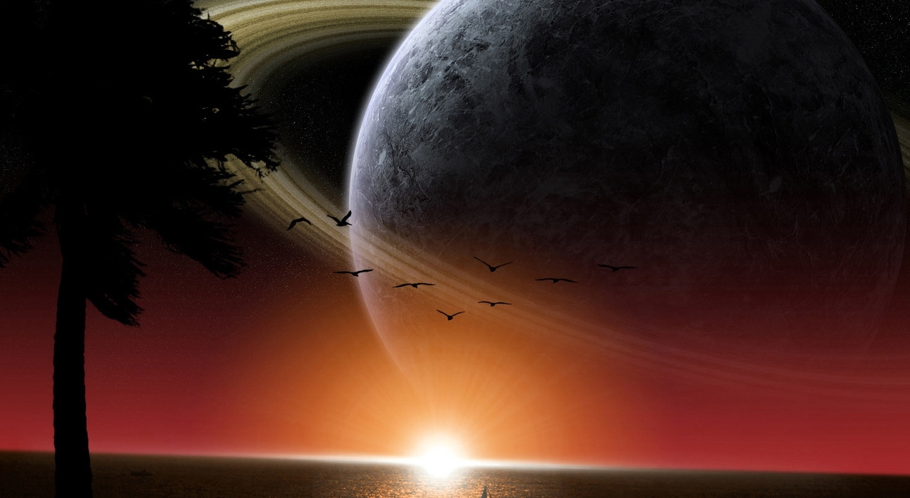1280x700 Resolution ship, sea, saturn 1280x700 Resolution Wallpaper ...