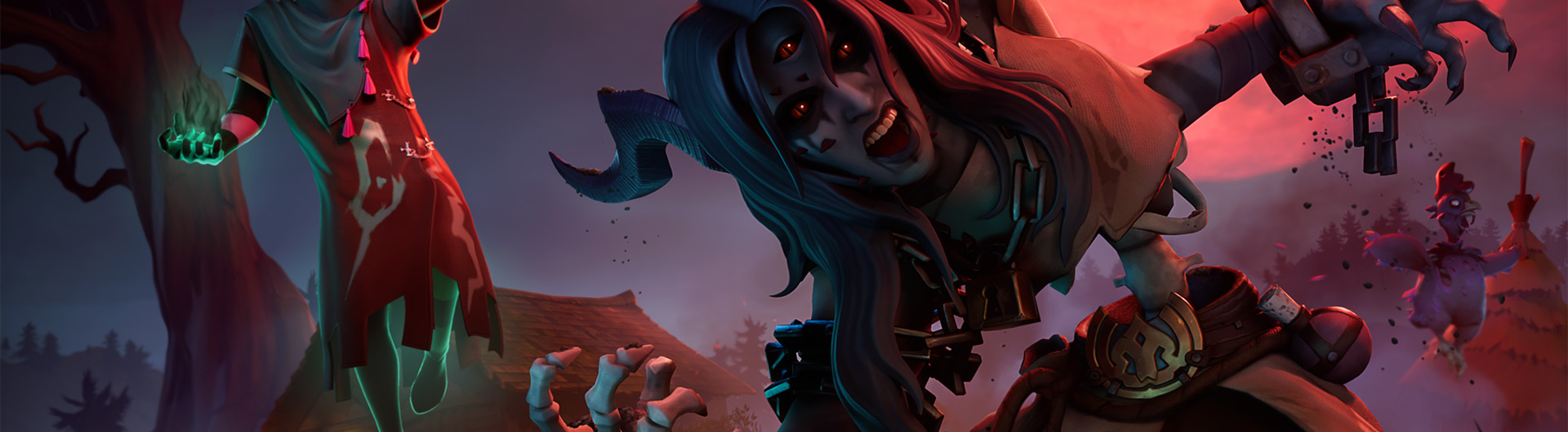 5220x1440 Resolution Sinister Glare and Undying Sorrow Fortnite ...