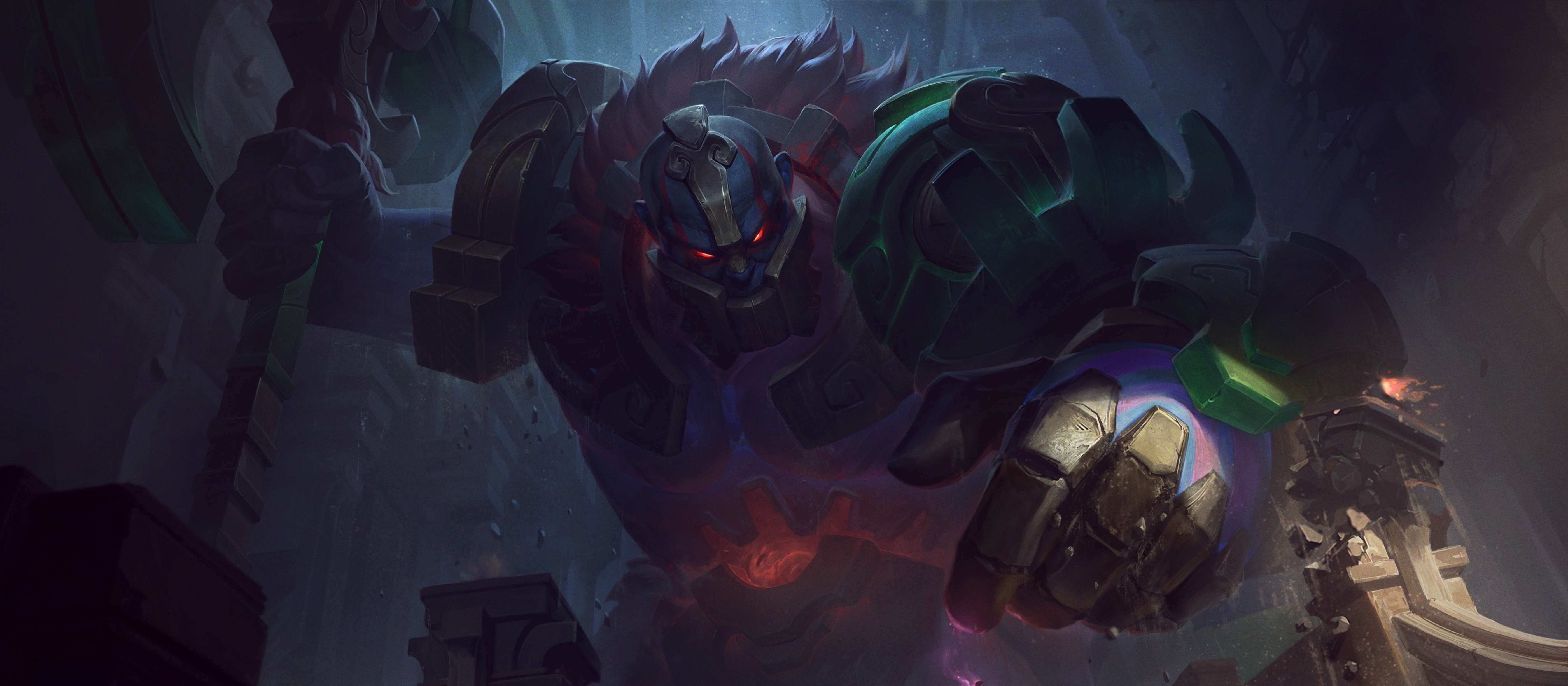 5600x2450 Resolution Sion Art New League Of Legends 5600x2450 ...