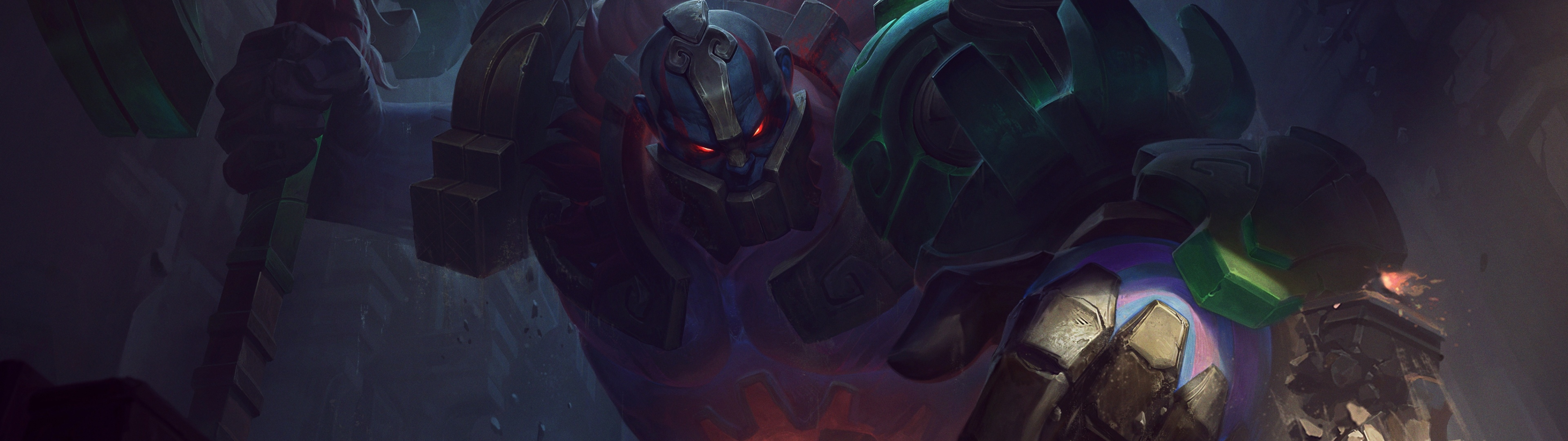 7680x2160 Sion Art New League Of Legends 7680x2160 Resolution Wallpaper ...