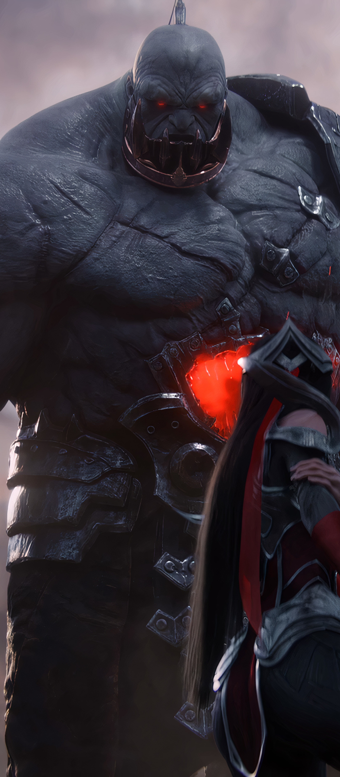 700x1600 Sion vs Irelia League Of Legends 8K 700x1600 Resolution ...