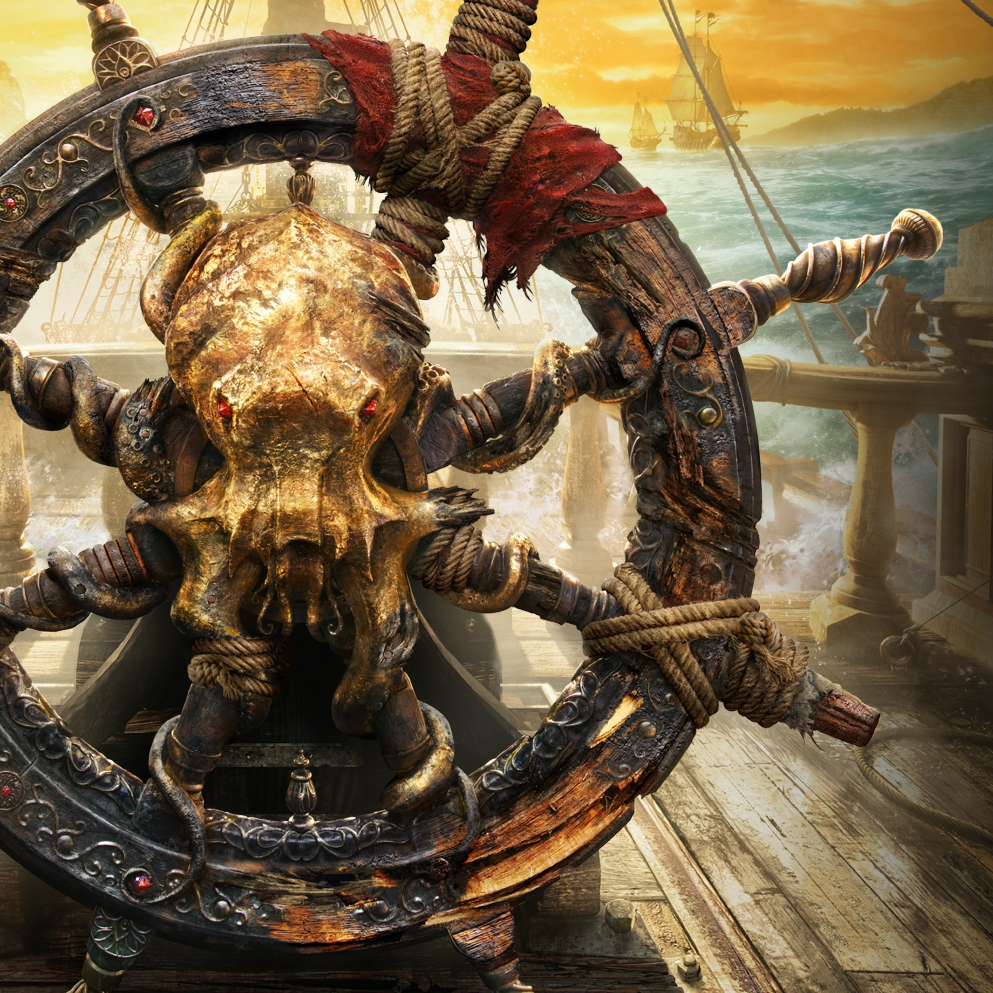 4000x4000 Resolution Skull and Bones 4k 4000x4000 Resolution Wallpaper ...