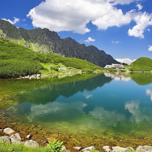 512x512 Resolution sky, nature, lake 512x512 Resolution Wallpaper ...
