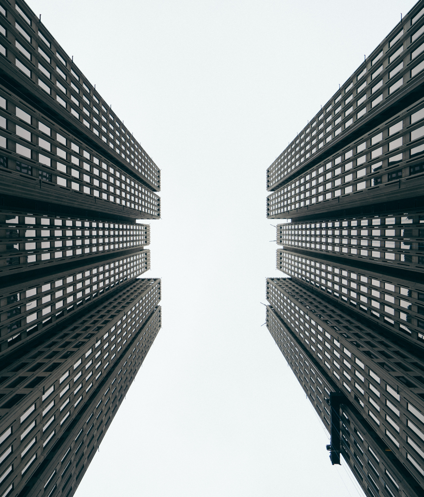 1366x1600 Resolution skyscrapers, buildings, bottom view 1366x1600 ...