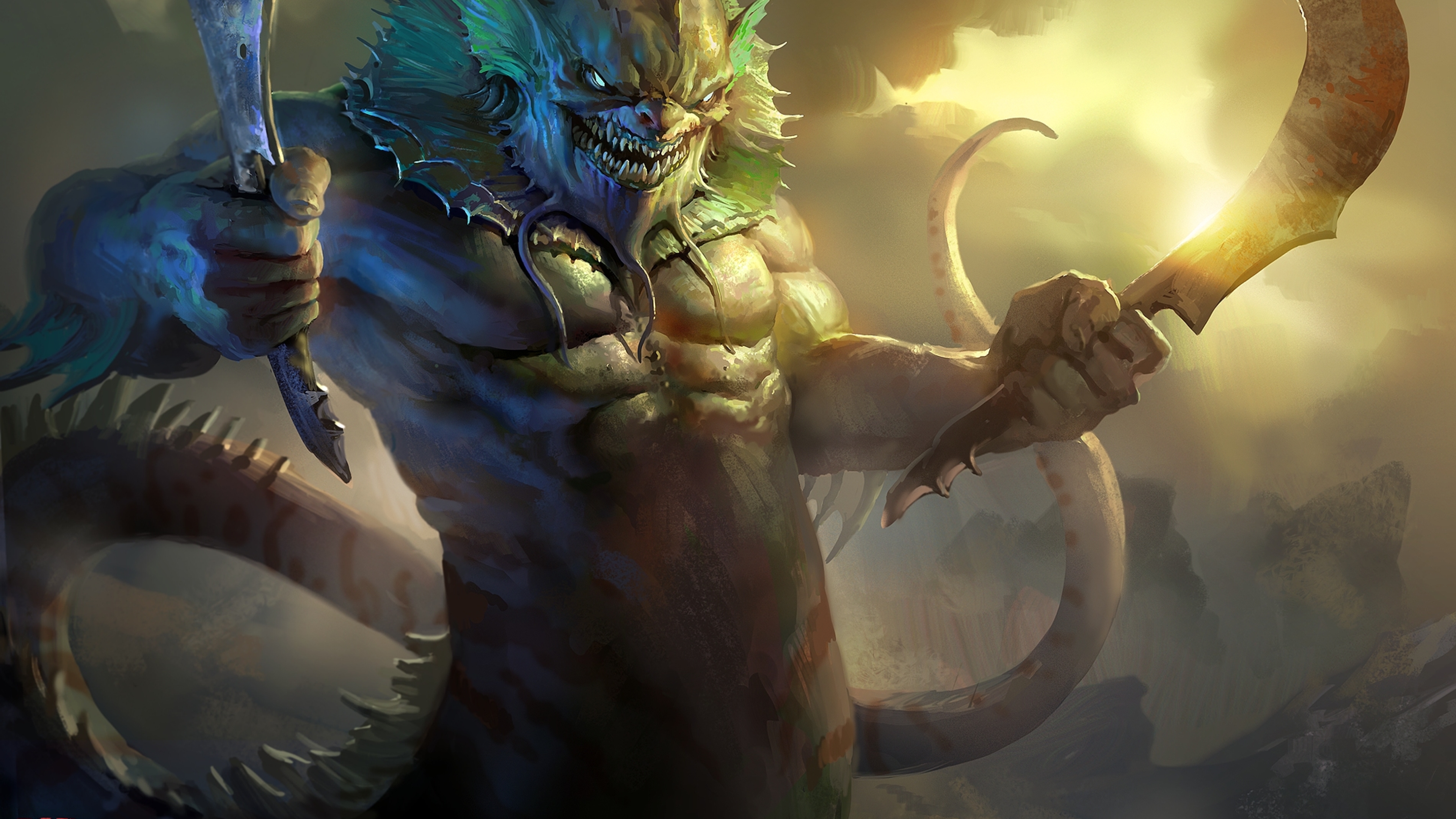 3840x2160 slardar, slithereen guard, dota 2 4K Wallpaper, HD Games 4K ...