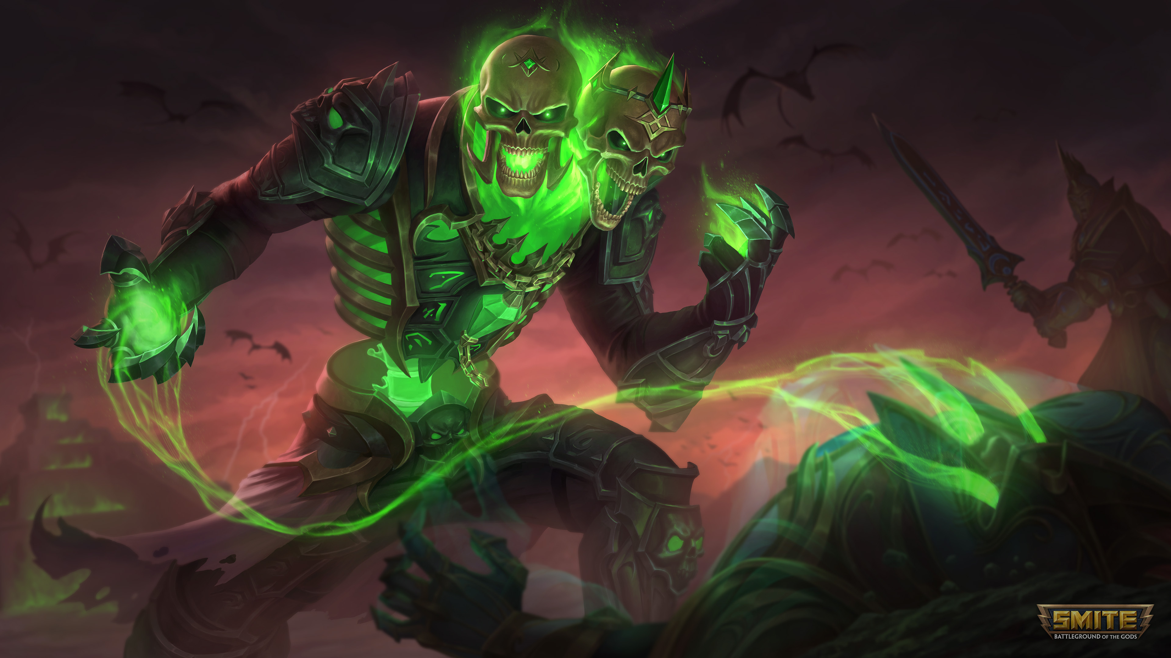 769-x4320 Smite HD Necro Fumes Agni 769-x4320 Resolution Wallpaper, HD ...
