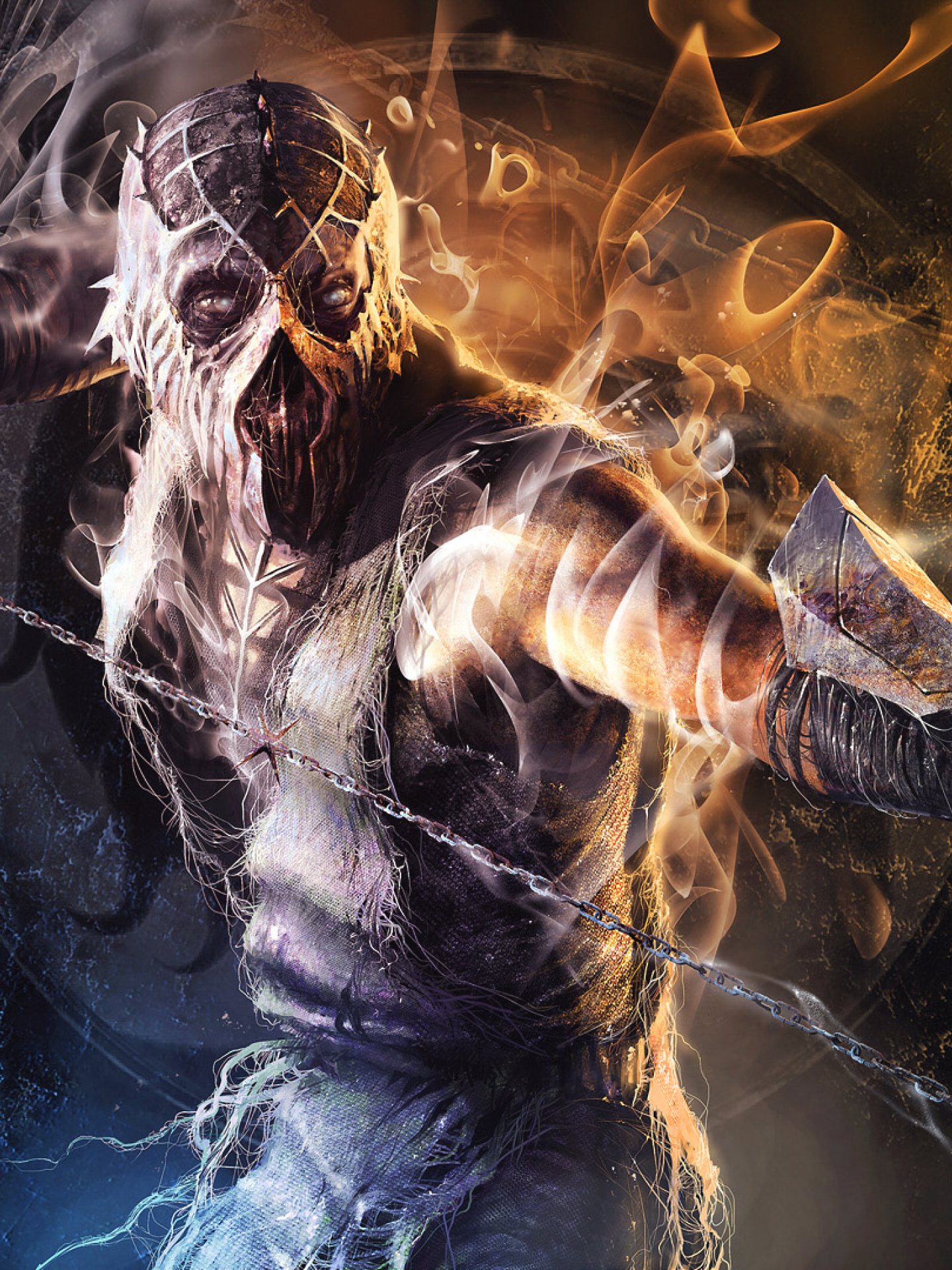 1440x1920 Resolution smoke, characters, mortal kombat 1440x1920 ...