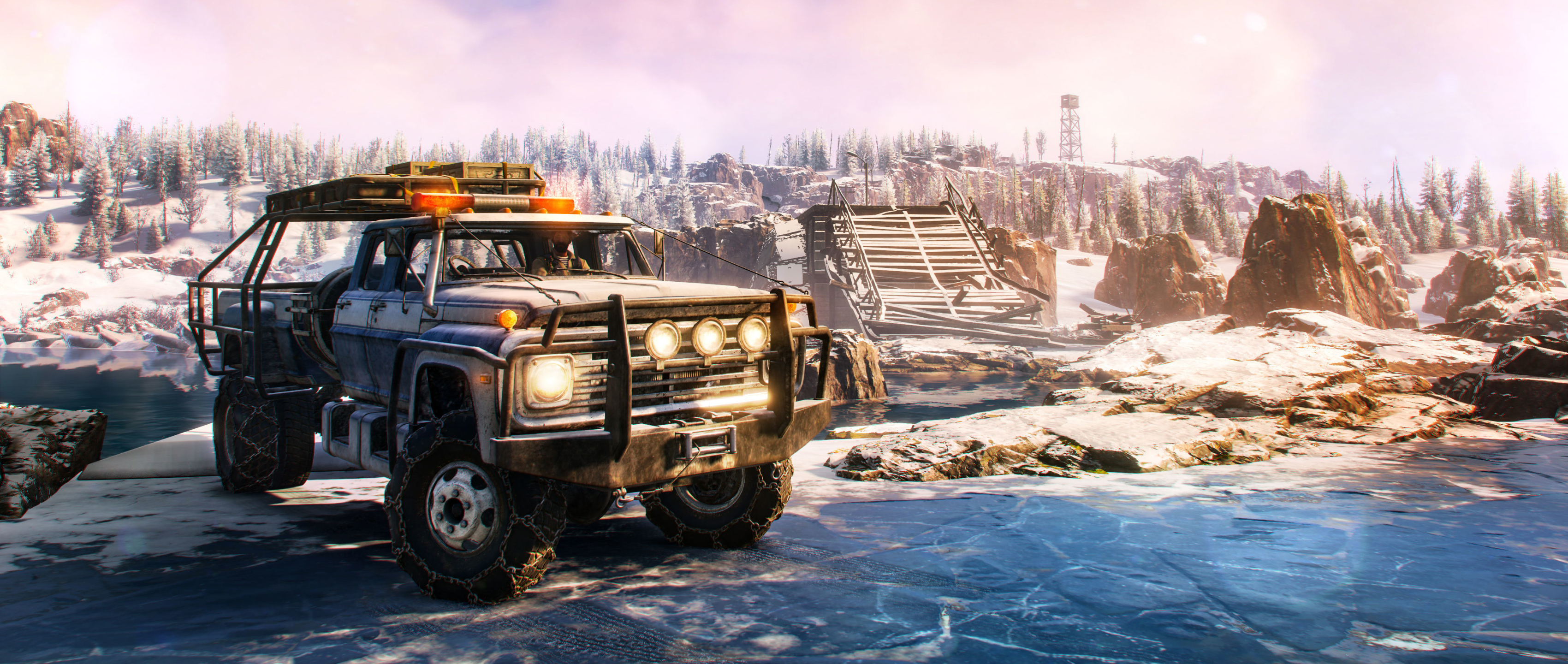 3400x1440 Resolution SnowRunner Season 1 3400x1440 Resolution Wallpaper ...