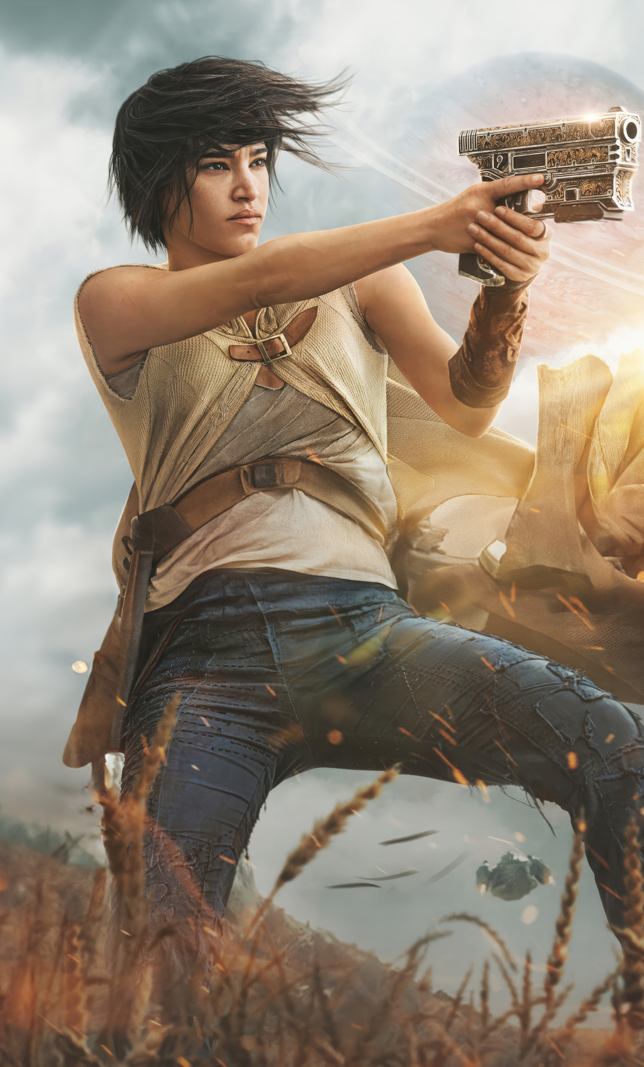 1280x2120 Resolution Sofia Boutella as Kora In Rebel Moon Part One A ...