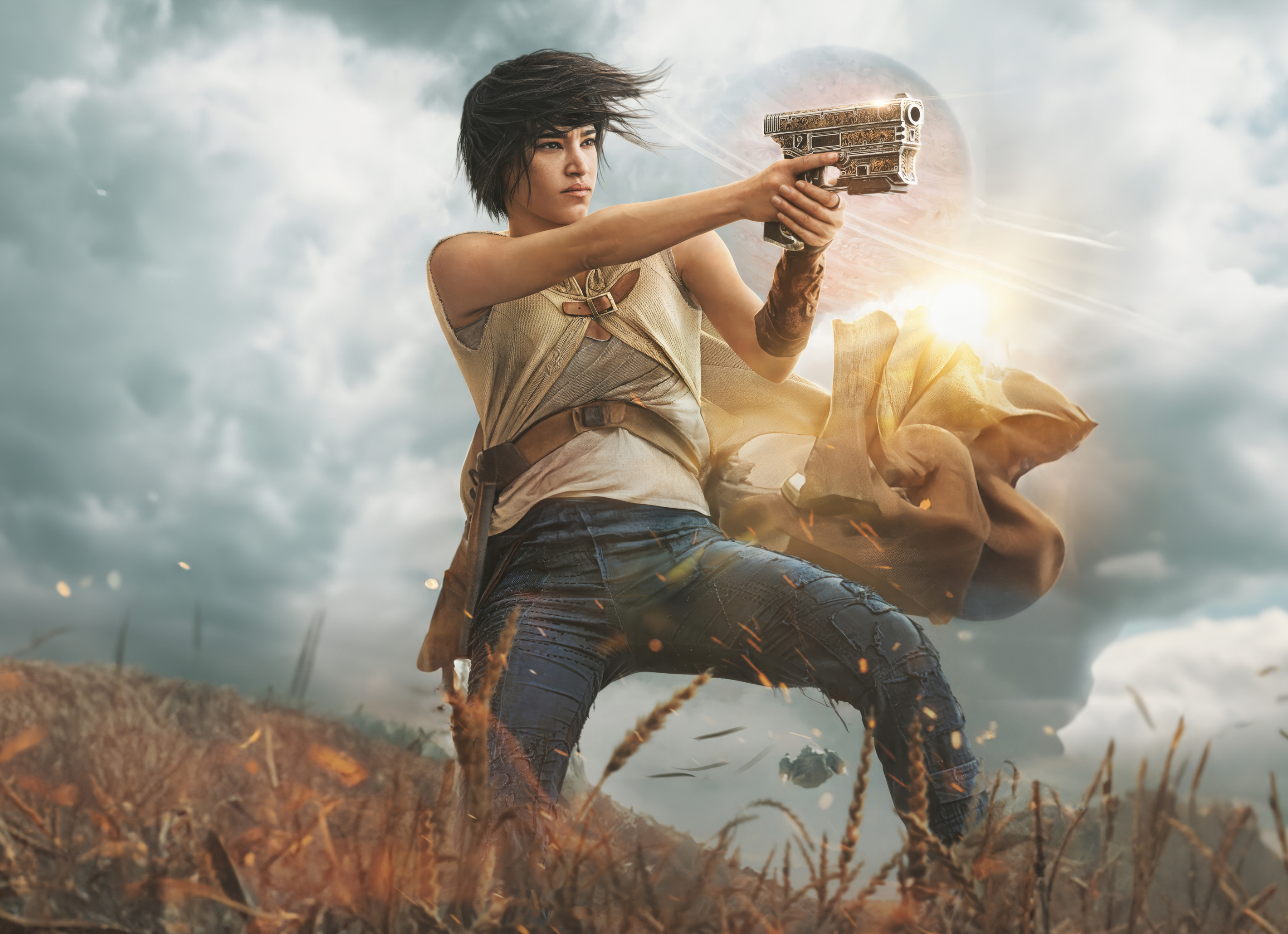 2840x2060 Resolution Sofia Boutella as Kora In Rebel Moon Part One A ...