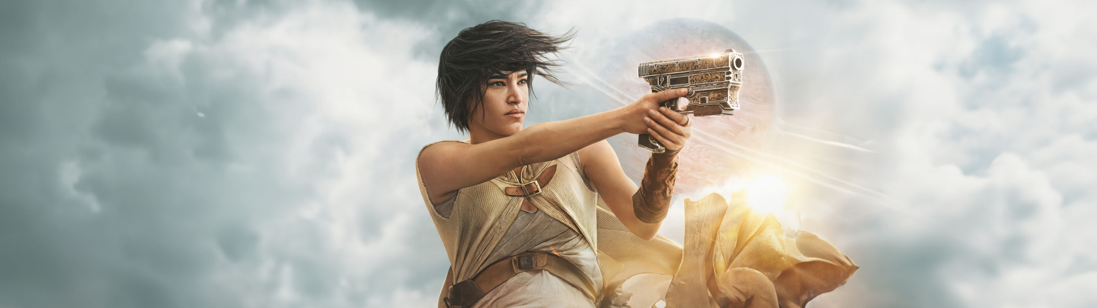 3840x1080 Resolution Sofia Boutella as Kora In Rebel Moon Part One A ...