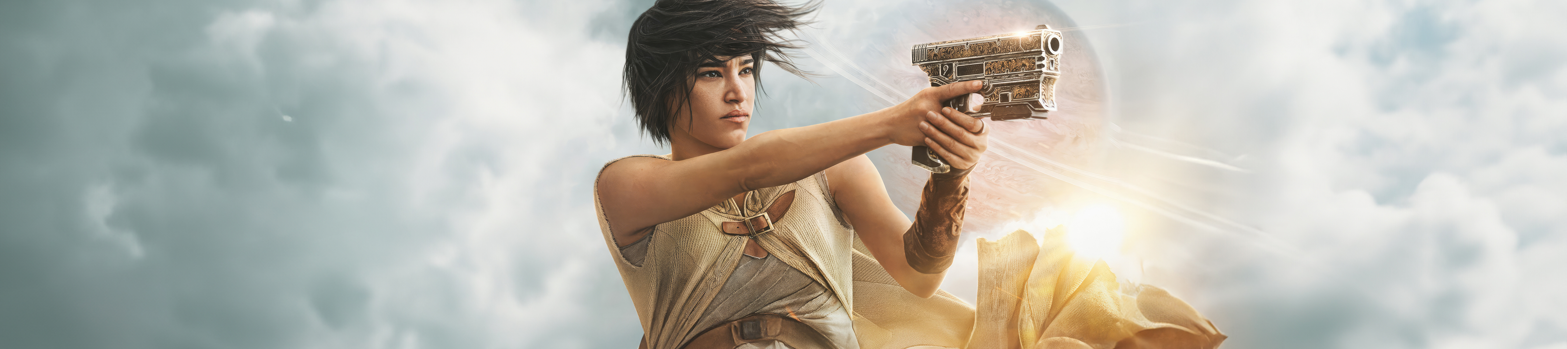 5120x1140 Resolution Sofia Boutella as Kora In Rebel Moon Part One A ...