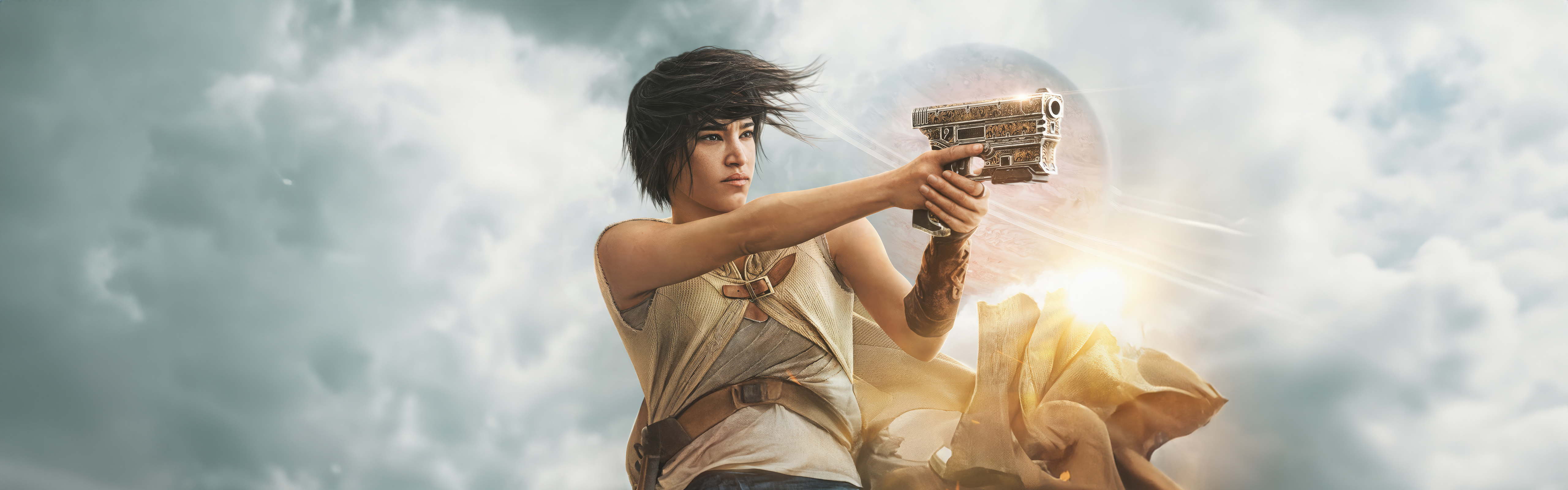 5120x1600 Resolution Sofia Boutella as Kora In Rebel Moon Part One A ...