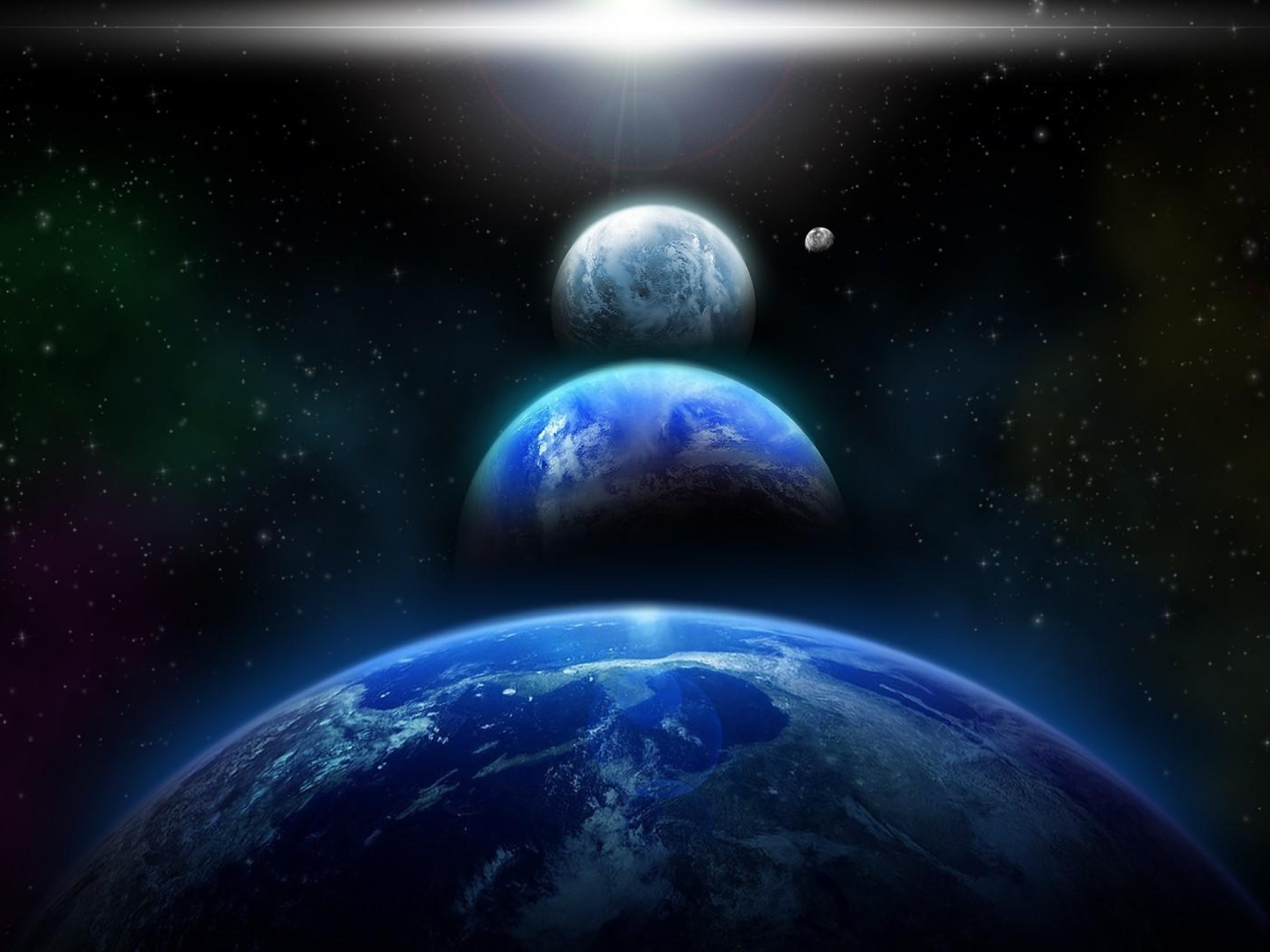 1920x1440 Resolution space, parade of planets, number 1920x1440 ...
