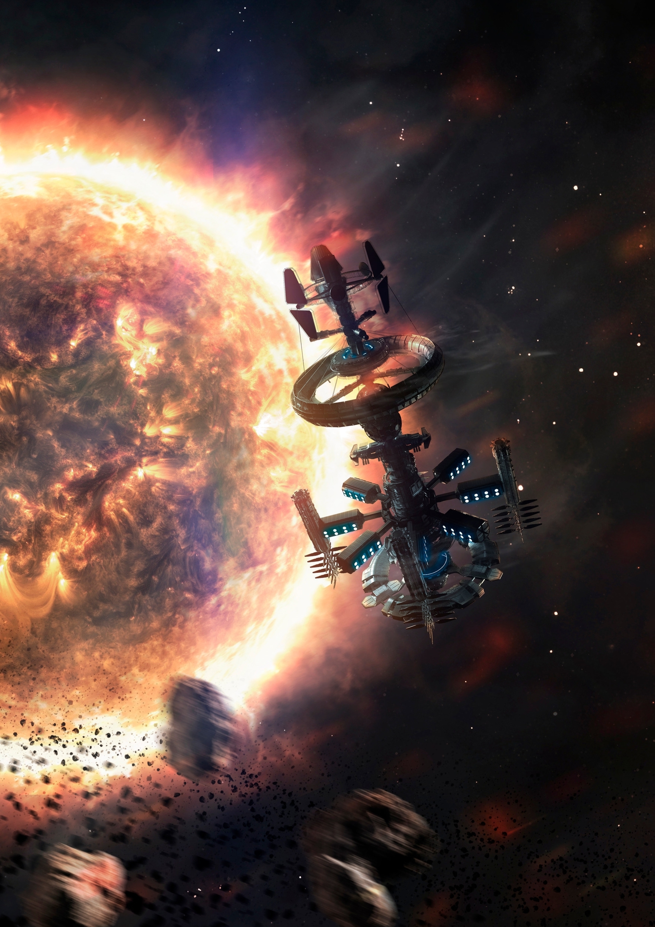 2480x3508 Resolution Space Station 4k Sci-Fi Art 2480x3508 Resolution ...