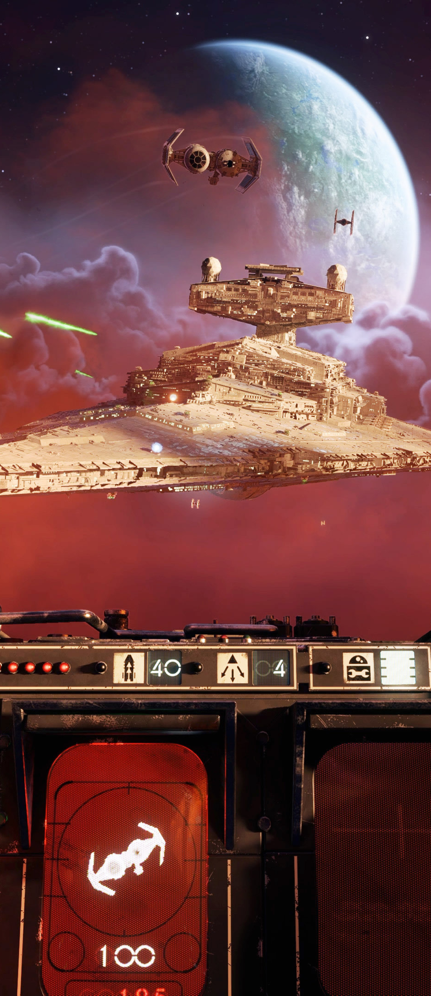 1664x3840 Resolution Space War in Star Wars Squadrons 2020 1664x3840 ...