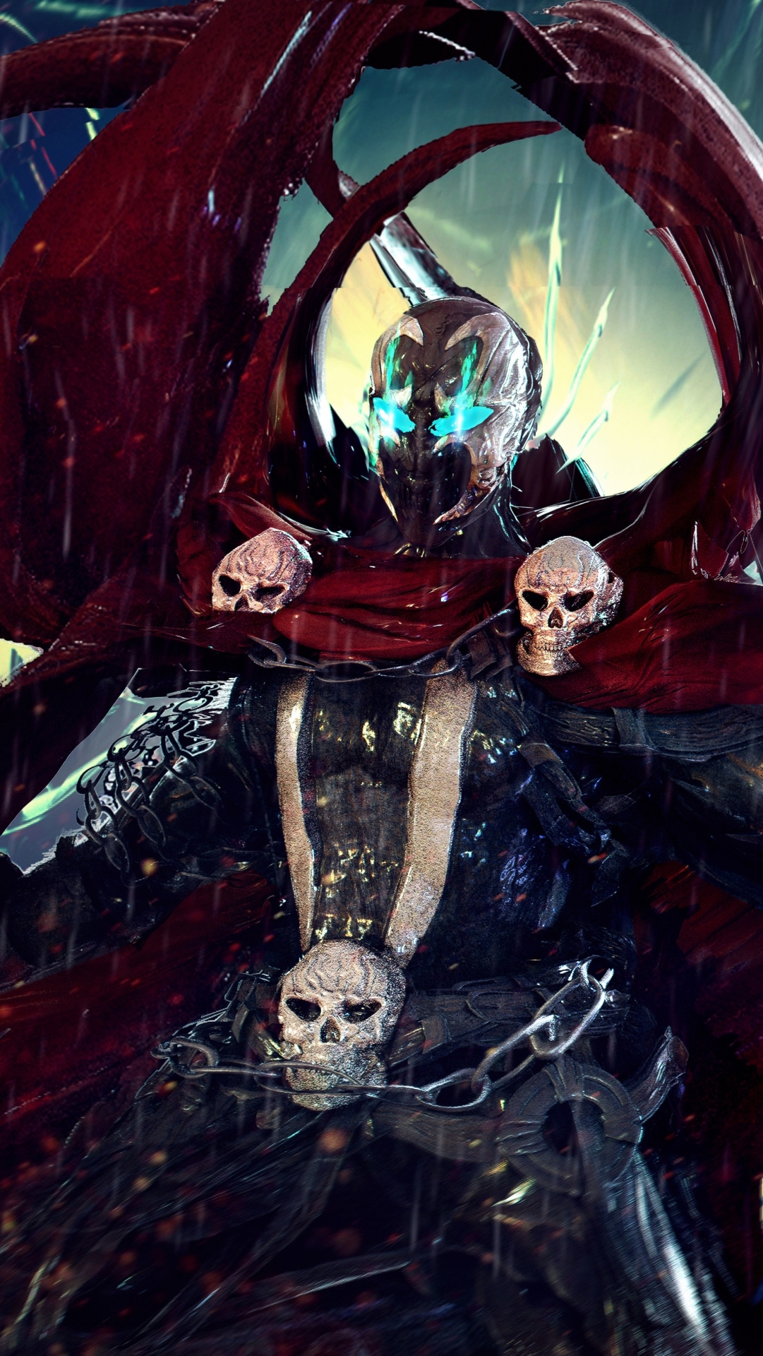 1081x1920 Resolution Spawn 5K Comic Art 1081x1920 Resolution Wallpaper ...