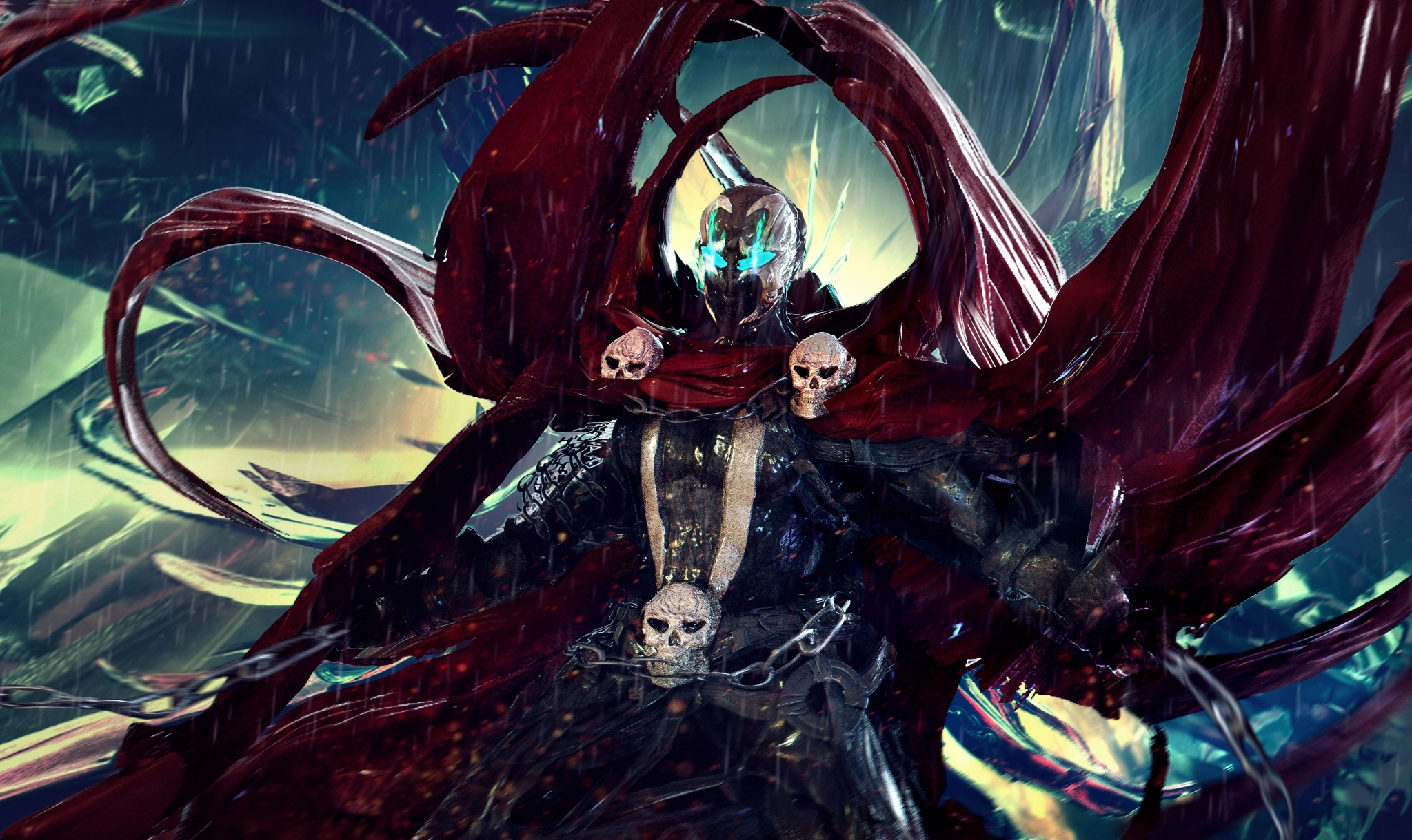 2048x1220 Resolution Spawn 5K Comic Art 2048x1220 Resolution Wallpaper ...