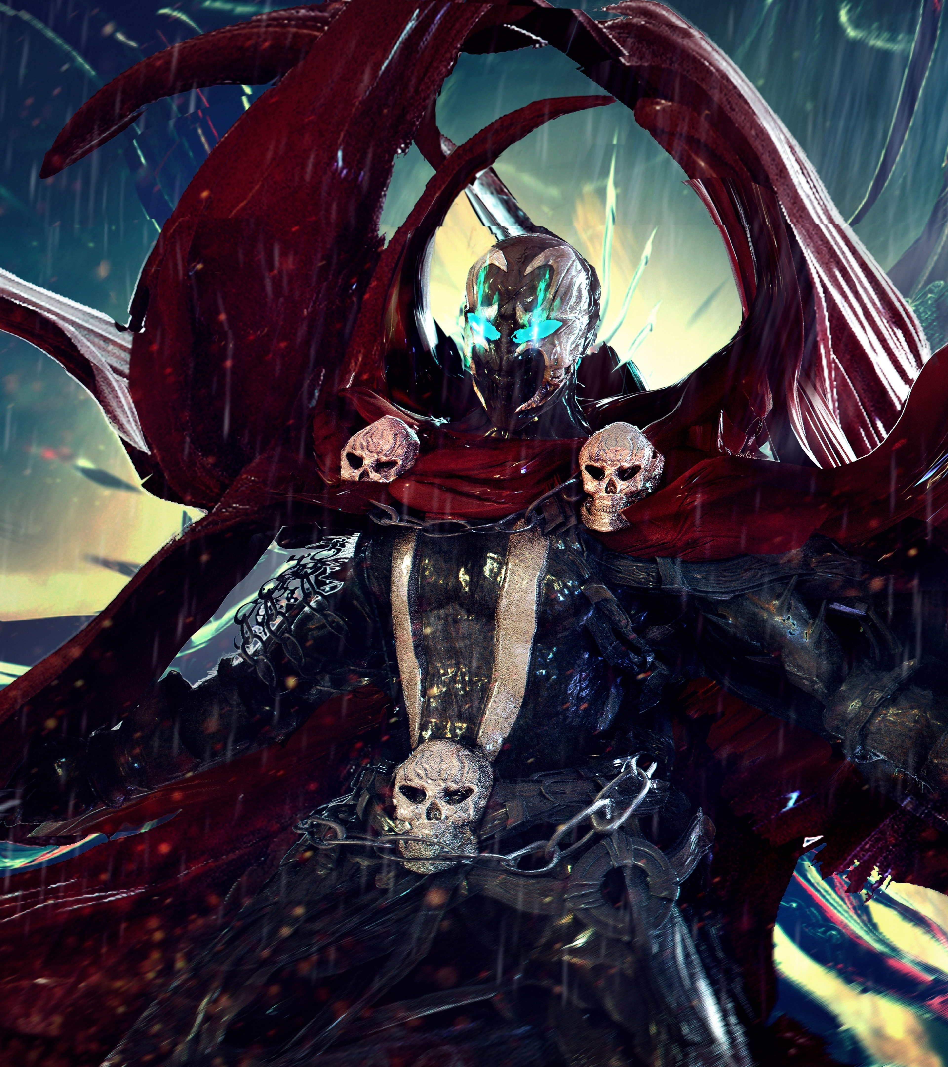 3840x4320 Resolution Spawn 5K Comic Art 3840x4320 Resolution Wallpaper ...