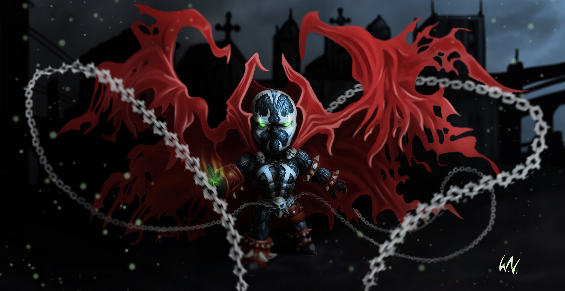 2174x1120 Resolution Spawn Comic Art 2174x1120 Resolution Wallpaper ...