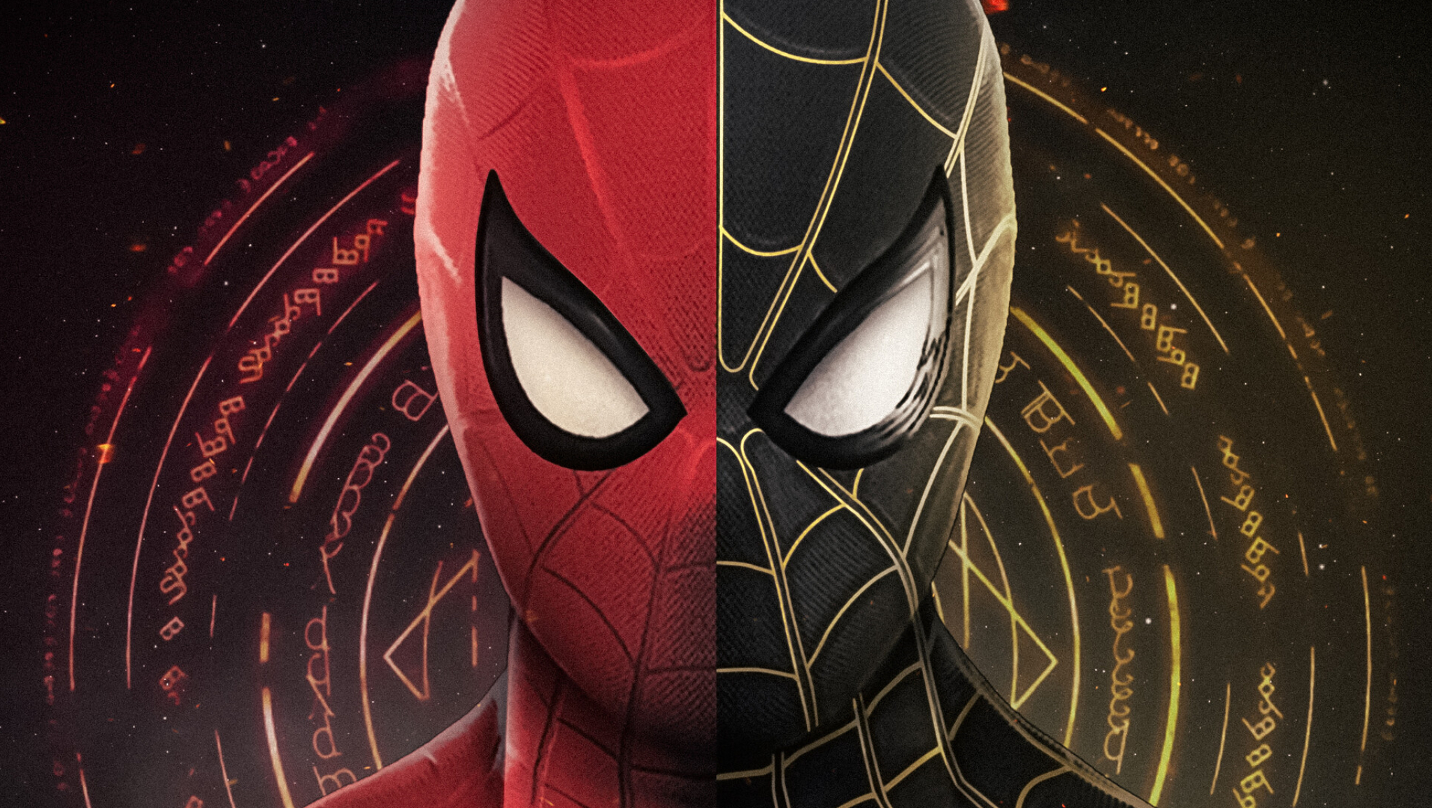 2048x1156 Resolution Spider-Man No Way Home Face Digital Art 2048x1156 ...