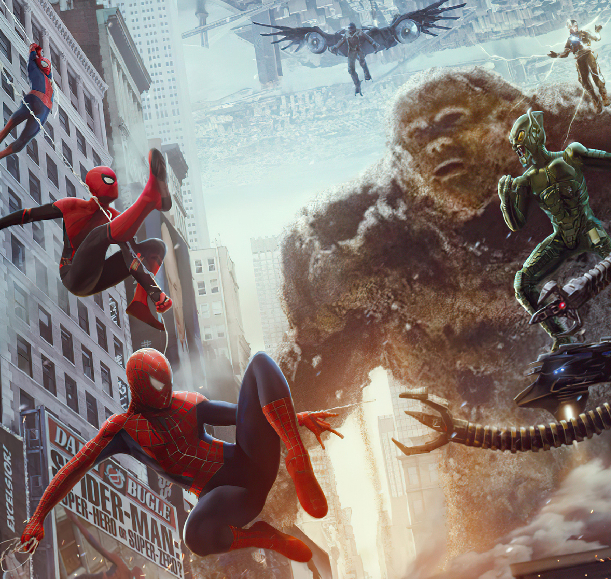 2356x2234 Resolution Spider-Man No Way Home Last Final Scene 2356x2234 ...