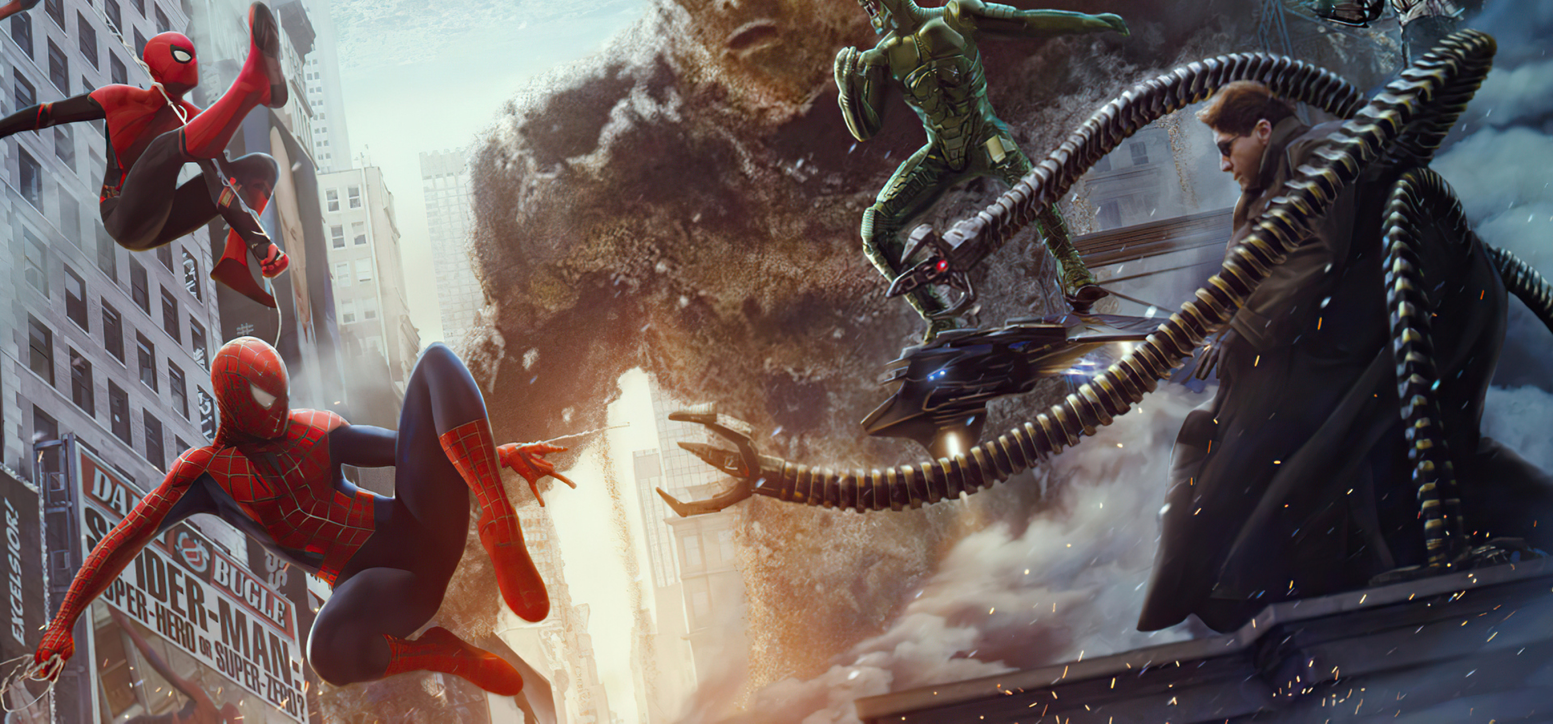 3088x1440 Resolution Spider-Man No Way Home Last Final Scene 3088x1440 ...