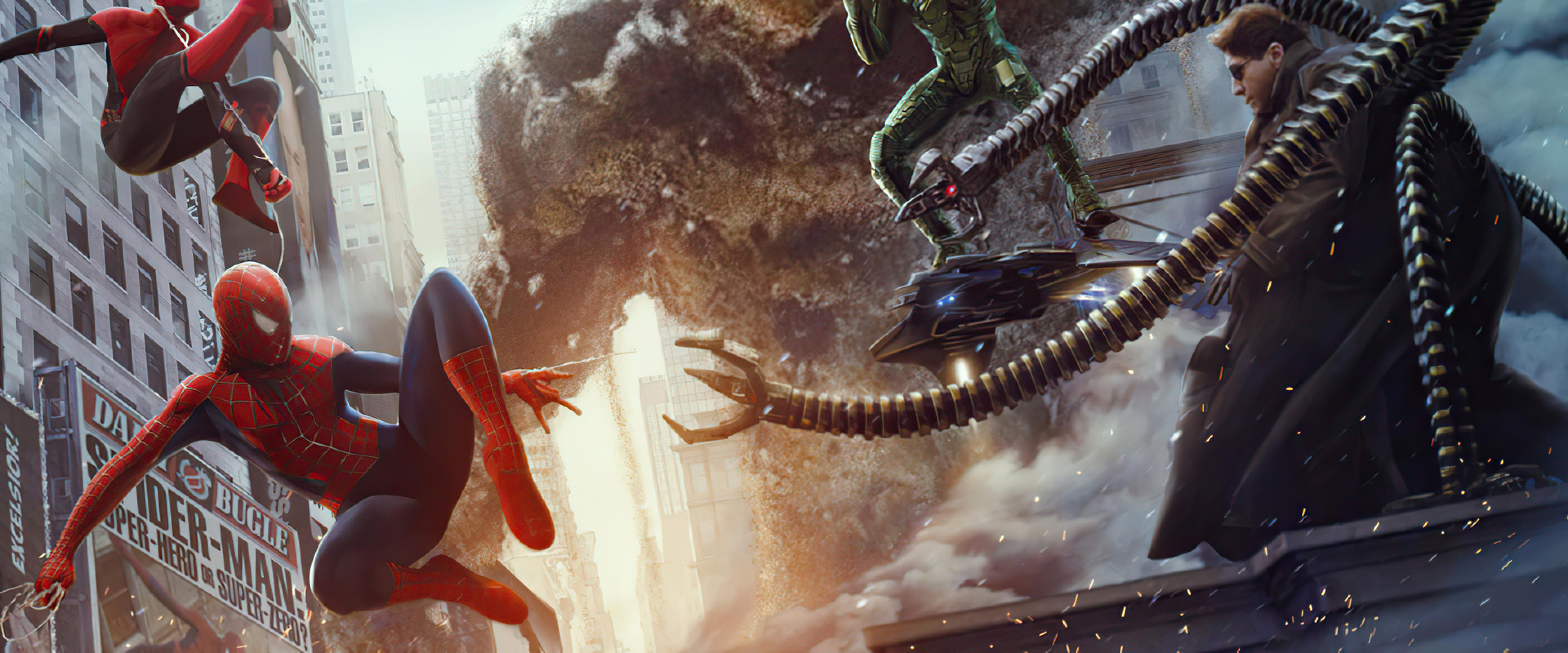 3840x1600 Resolution Spider-Man No Way Home Last Final Scene 3840x1600 ...