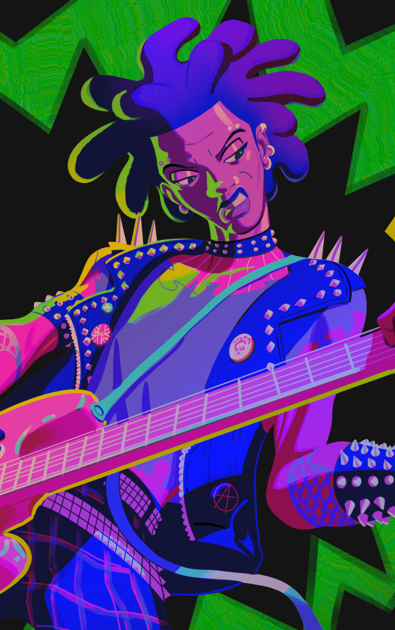 810x1290 Resolution Spider-punk in The Spider-Verse 810x1290 Resolution ...