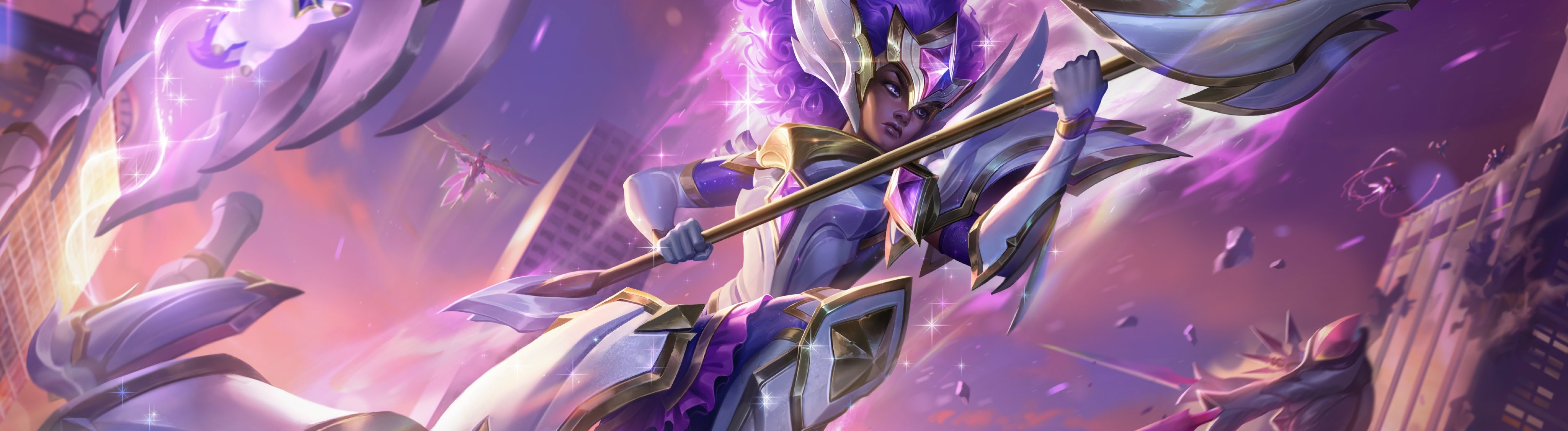 7860x2160 Resolution Star Guardian Rell HD League Of Legends 7860x2160 ...