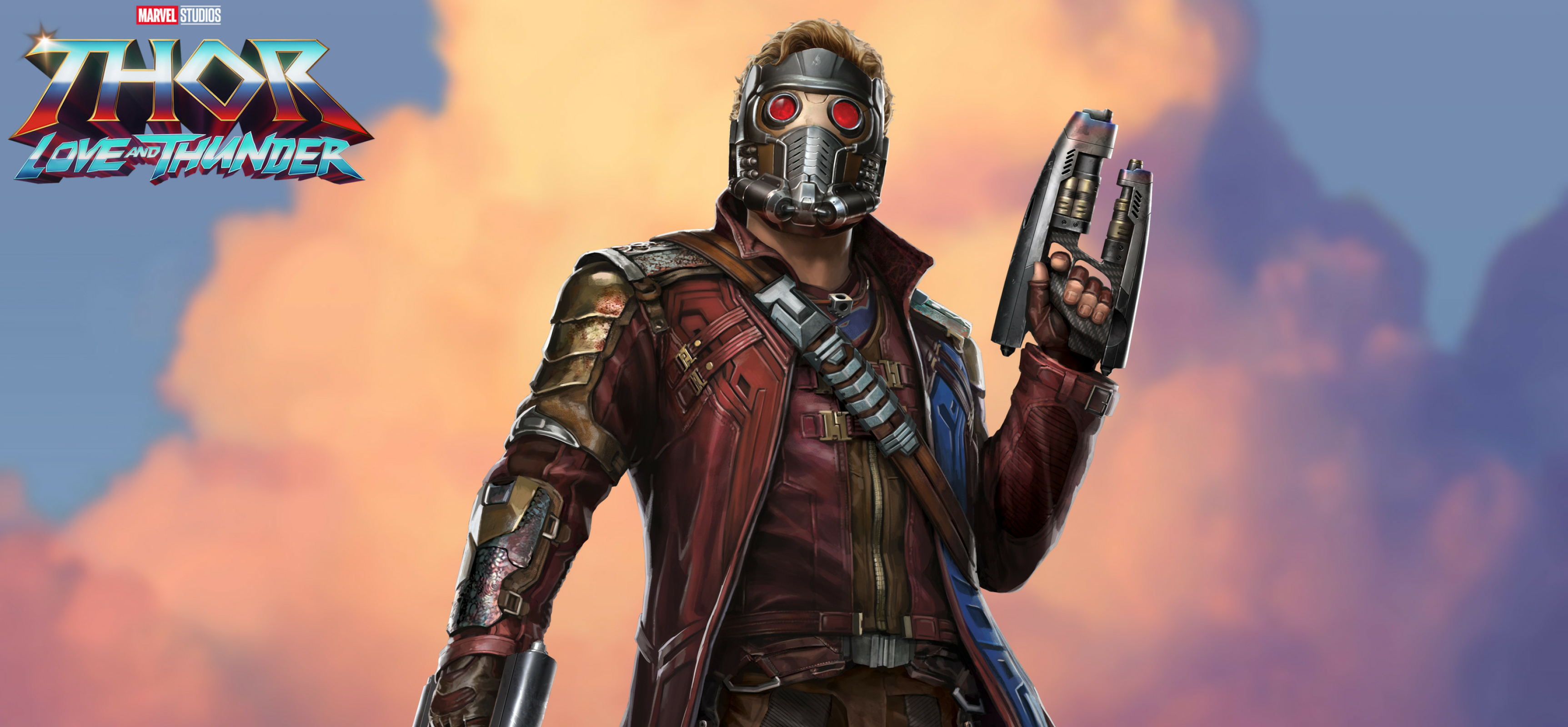 3449x1600 Resolution Star Lord Thor Love and Thunder HD 3449x1600 ...