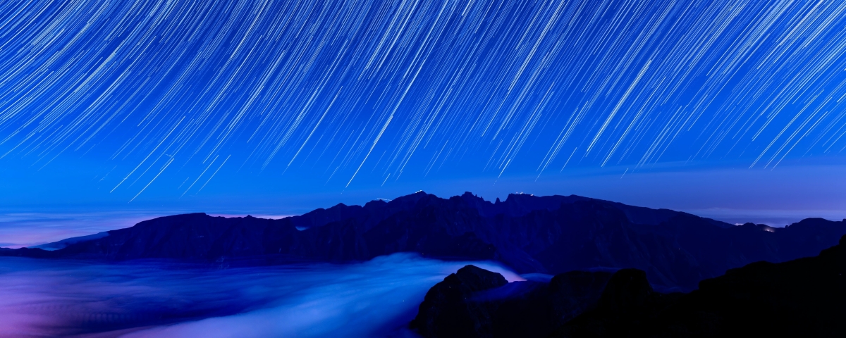 1200x480 Star Trail 4k Amazing 1200x480 Resolution Wallpaper, HD Nature ...