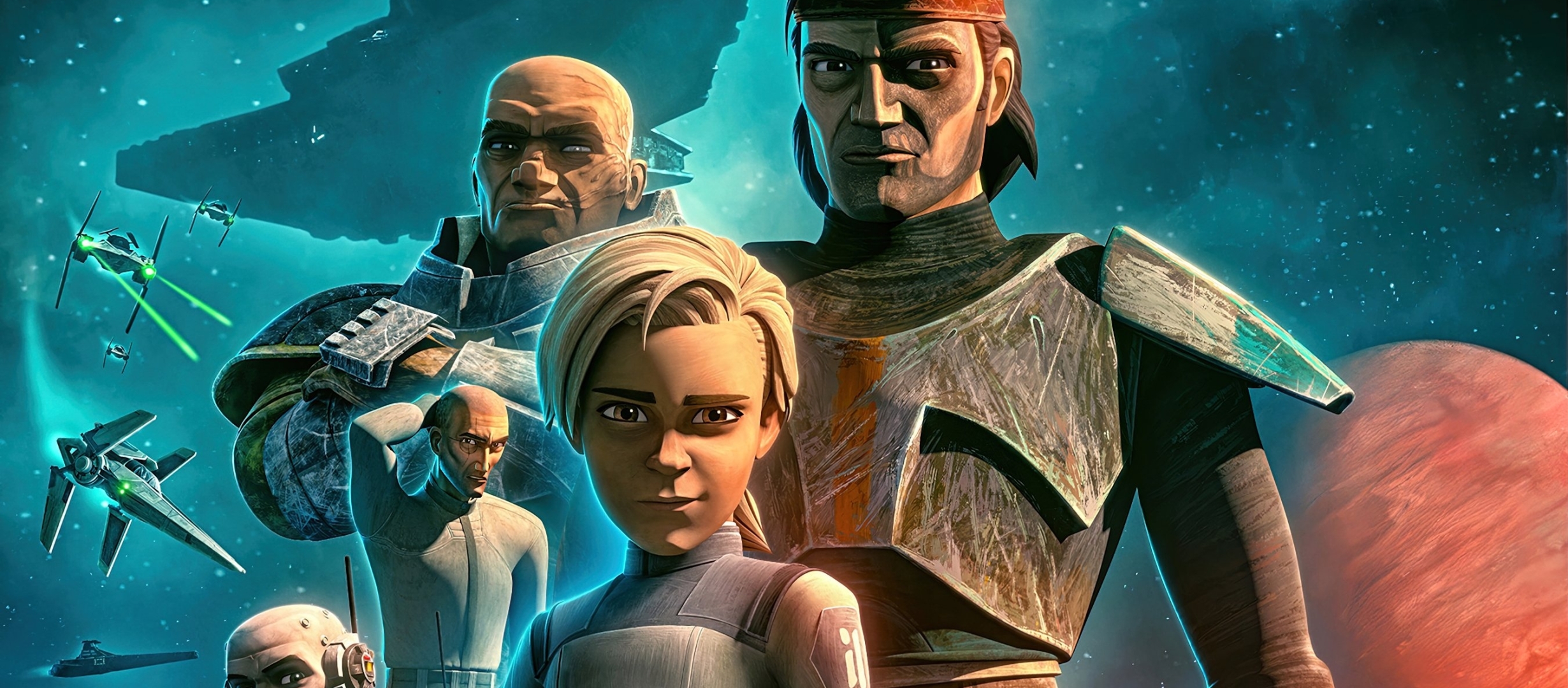 2460x1080 Resolution Star War THE BAD BATCH Season 3 Mobile Poster ...