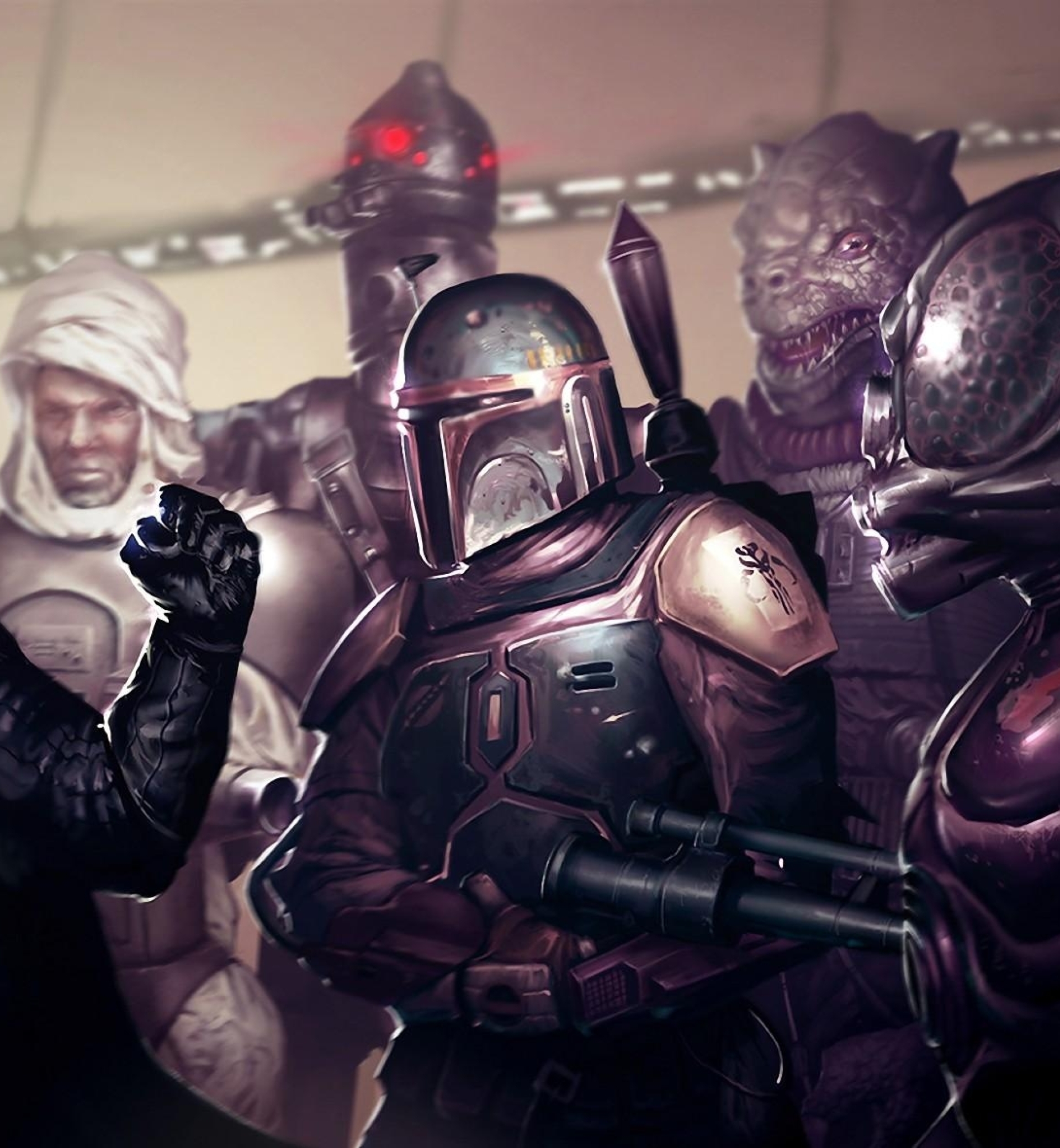 1920x2080 Resolution star wars, darth vader, boba fett 1920x2080 ...