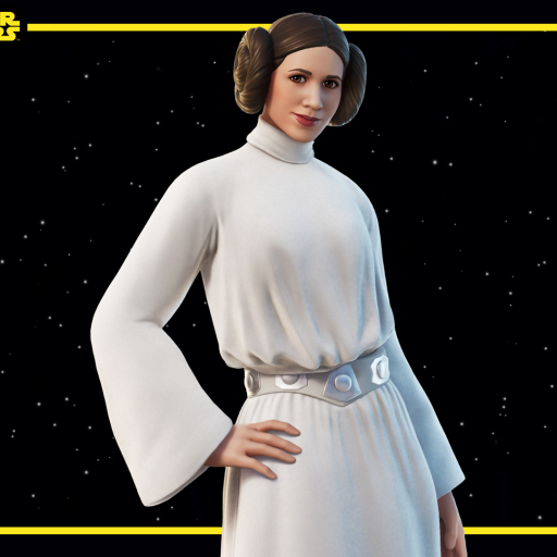 512x512 Star Wars Fortnite Princess Leia Organa 512x512 Resolution ...