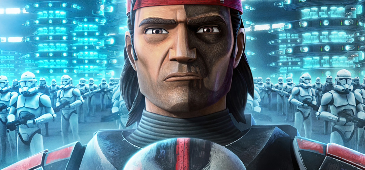 1234x576 Resolution Star Wars The Bad Batch Hunter 1234x576 Resolution ...