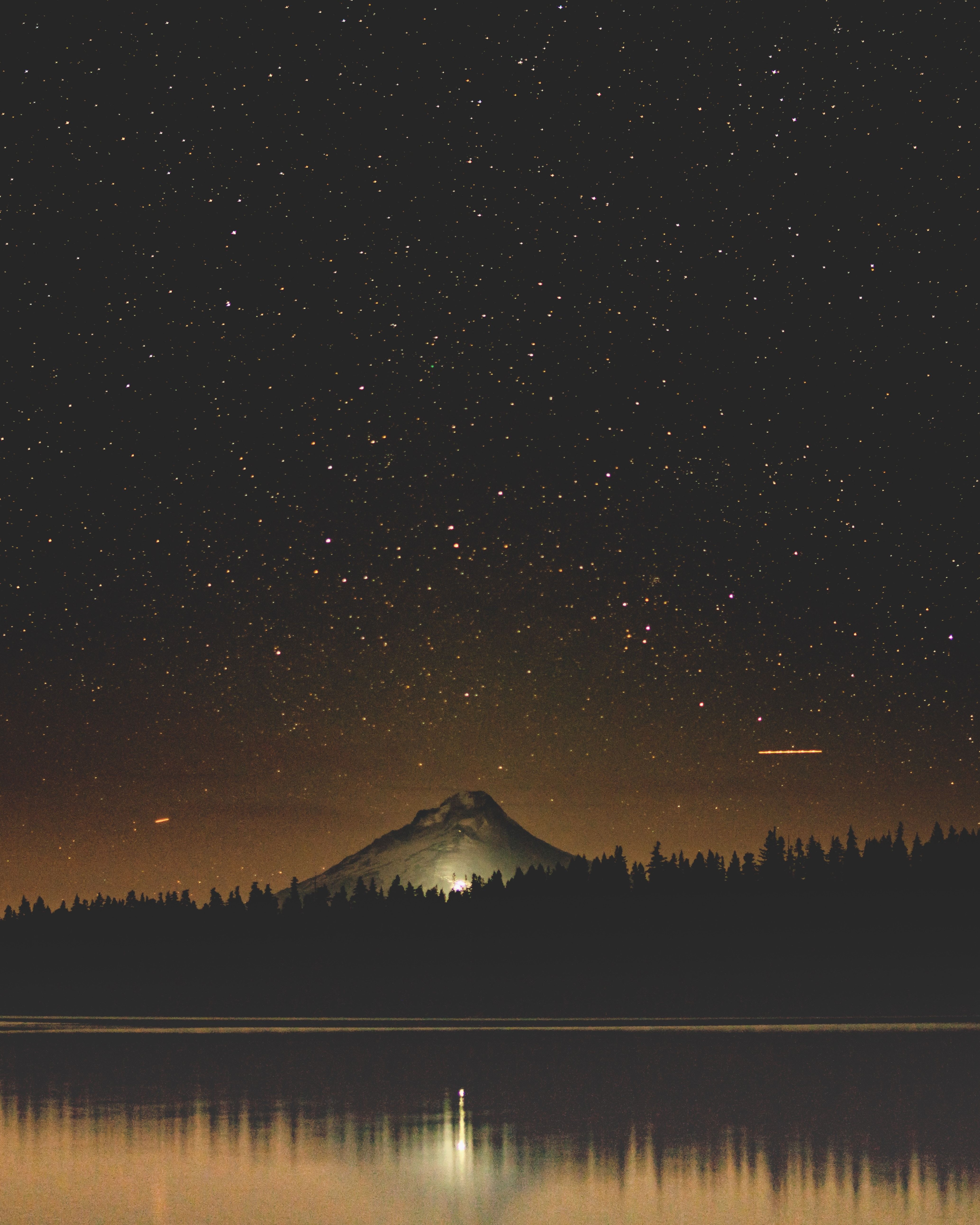4000x5000 Resolution Starry Night Sky Near Lake 4000x5000 Resolution ...