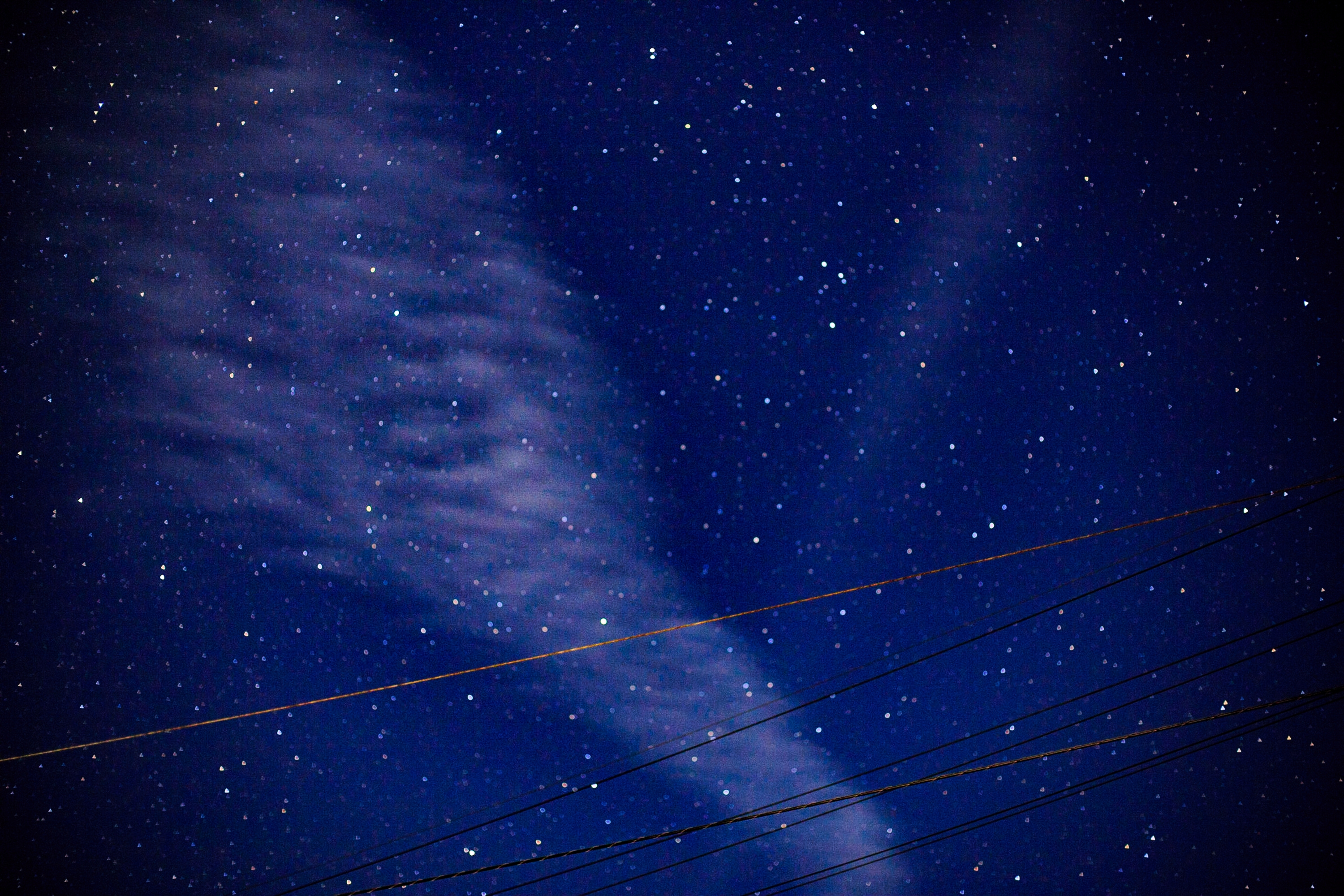 3000x2000 Resolution starry sky, wires, night 3000x2000 Resolution ...
