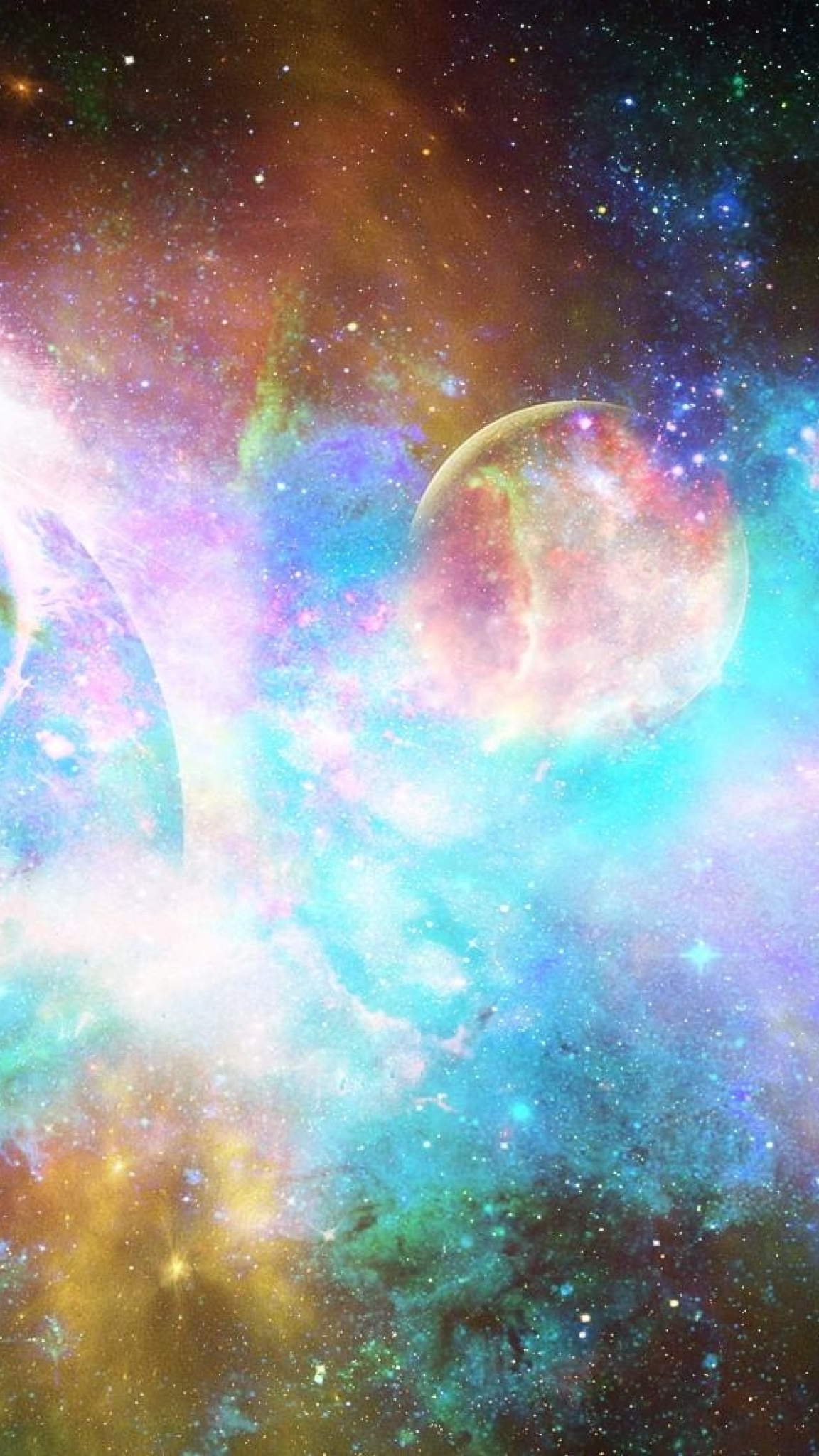1152x2048 Resolution stars, planets, light 1152x2048 Resolution ...