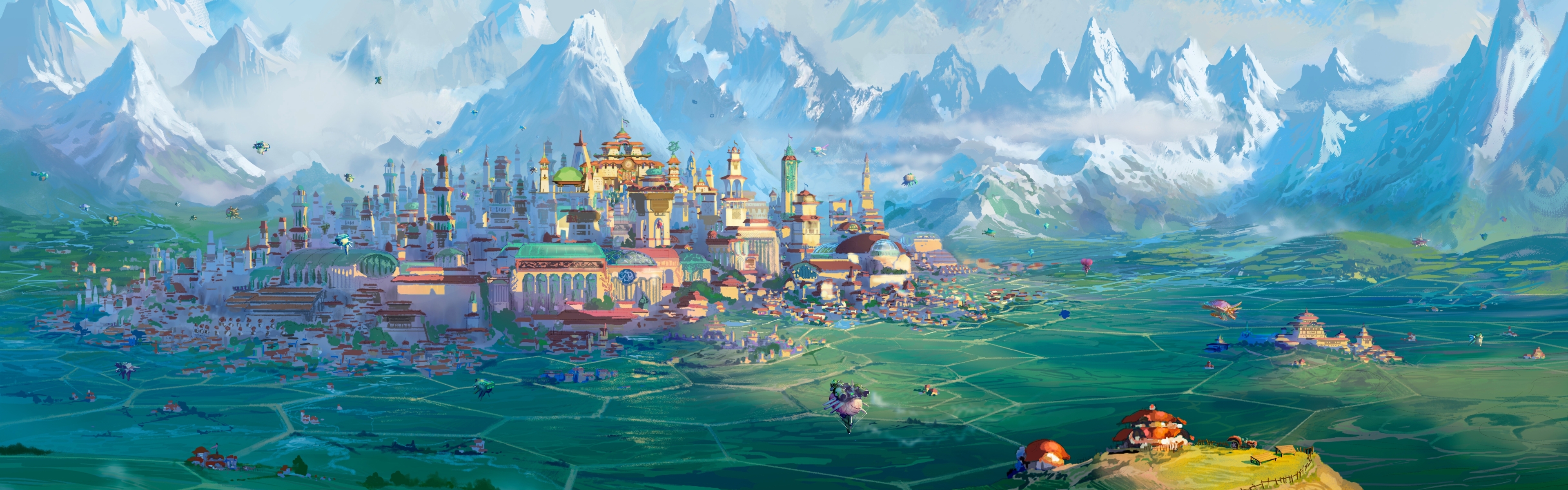 3840x1200 Resolution Strange World Background 3840x1200 Resolution ...