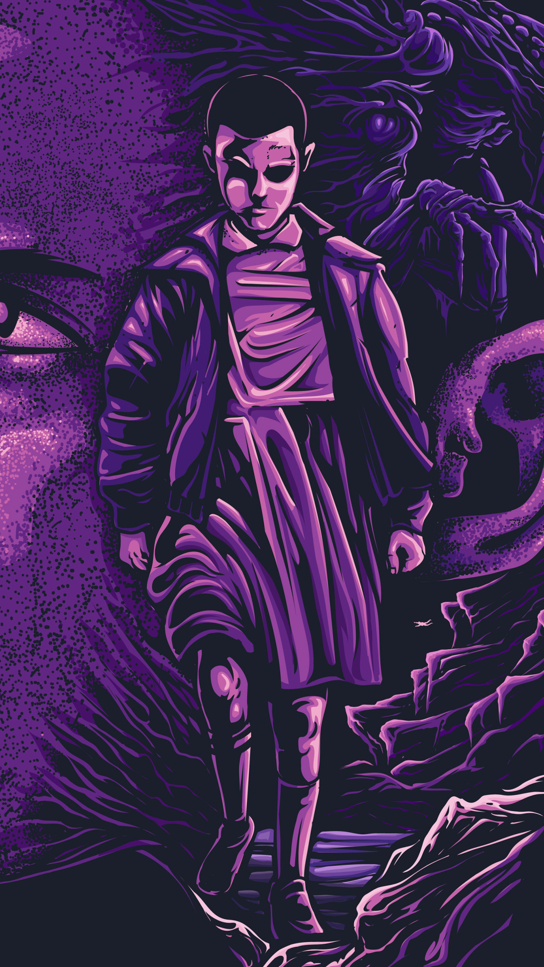 1081x1920 Resolution Stranger Things Eleven Fan Artwork 1081x1920 ...
